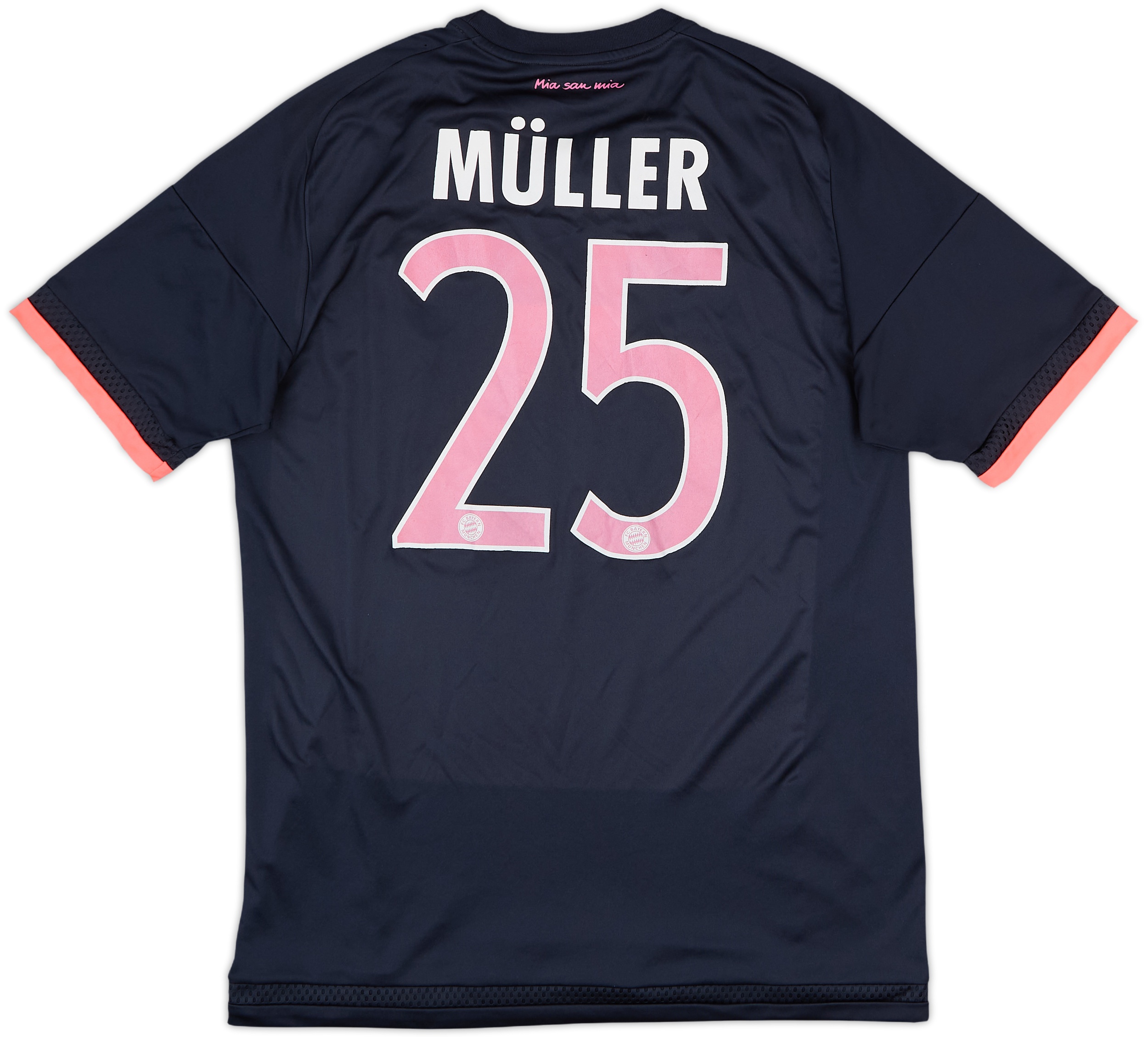 2015-16 Bayern Munich Third Shirt Muller #25 - 6/10 - (M)