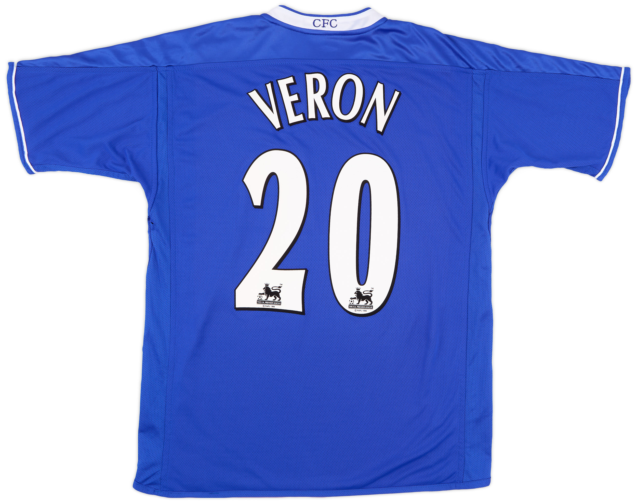 2003-05 Chelsea Home Shirt Veron #20 - 9/10 - (M)