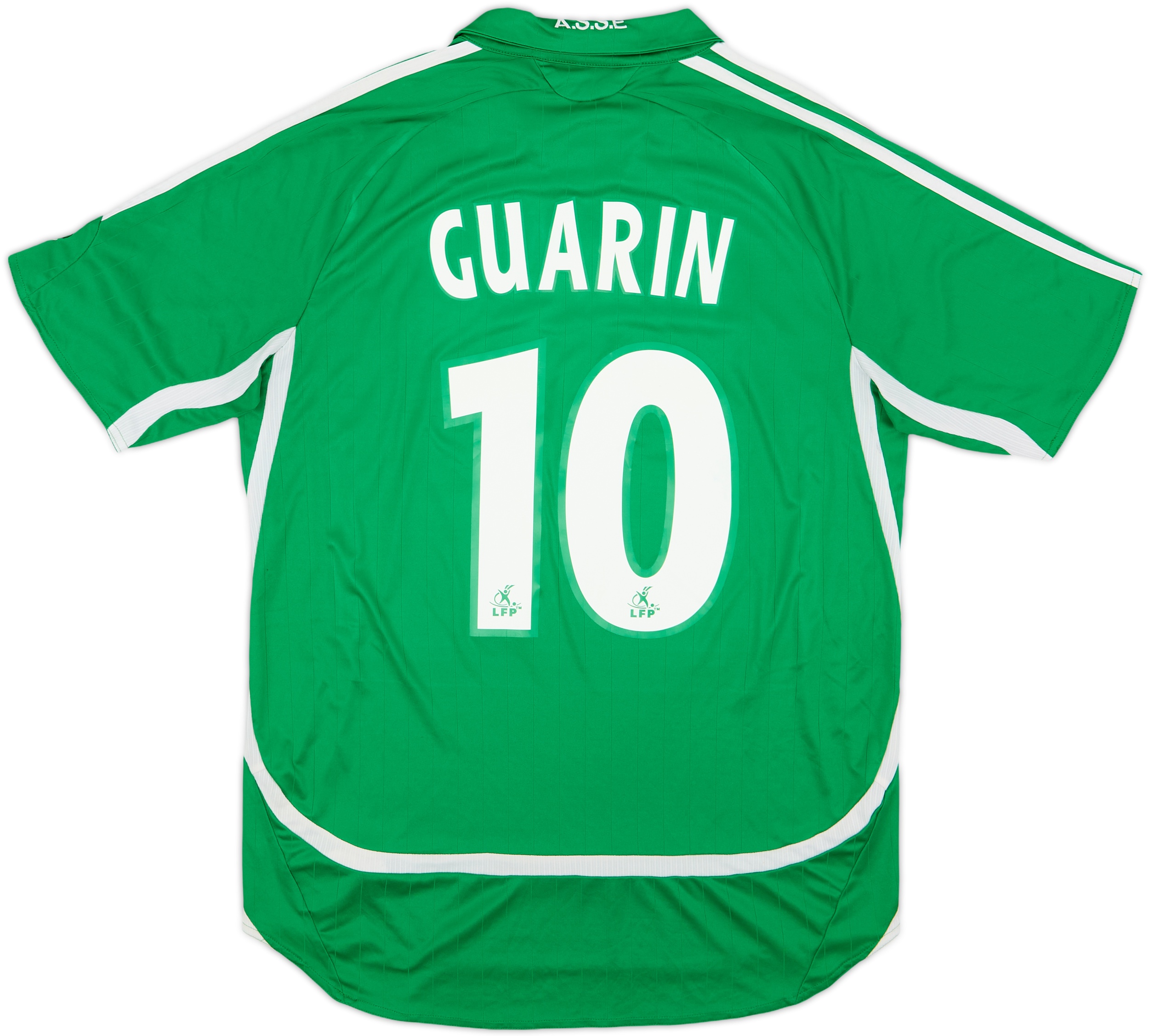 2006-07 Saint Etienne Home Shirt Guarin #10 - 9/10 - (M)