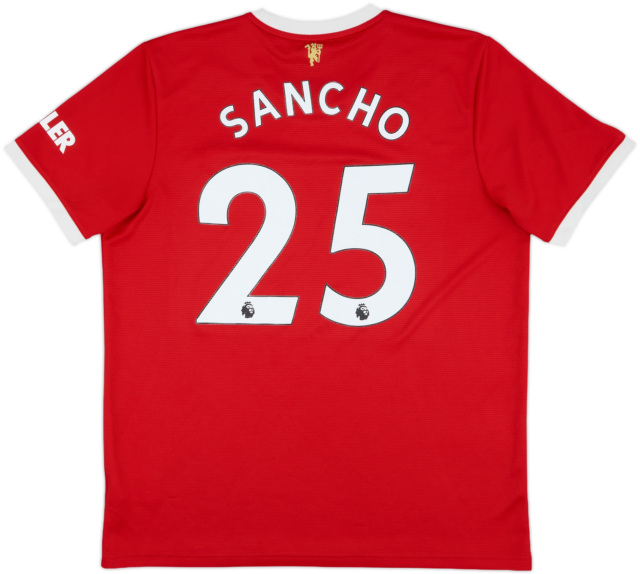 2021-22 Manchester United Home Shirt Sancho #25 - 8/10 - (XL)