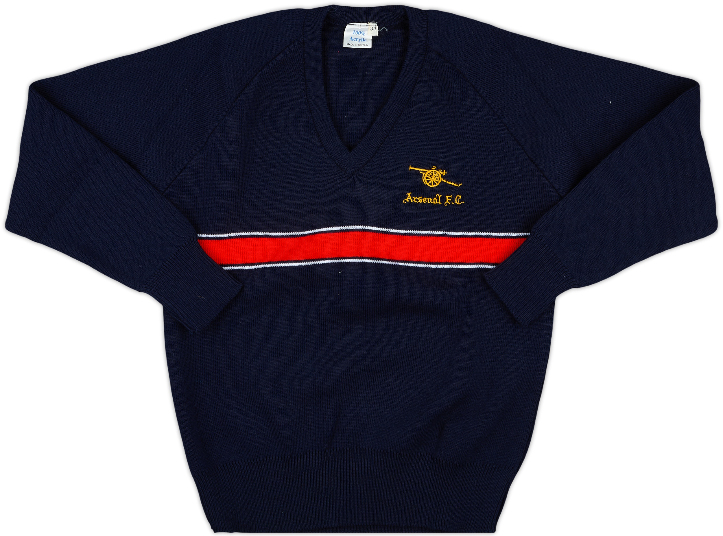 1986-88 Arsenal Knitted Jumper - 8/10 - (S)
