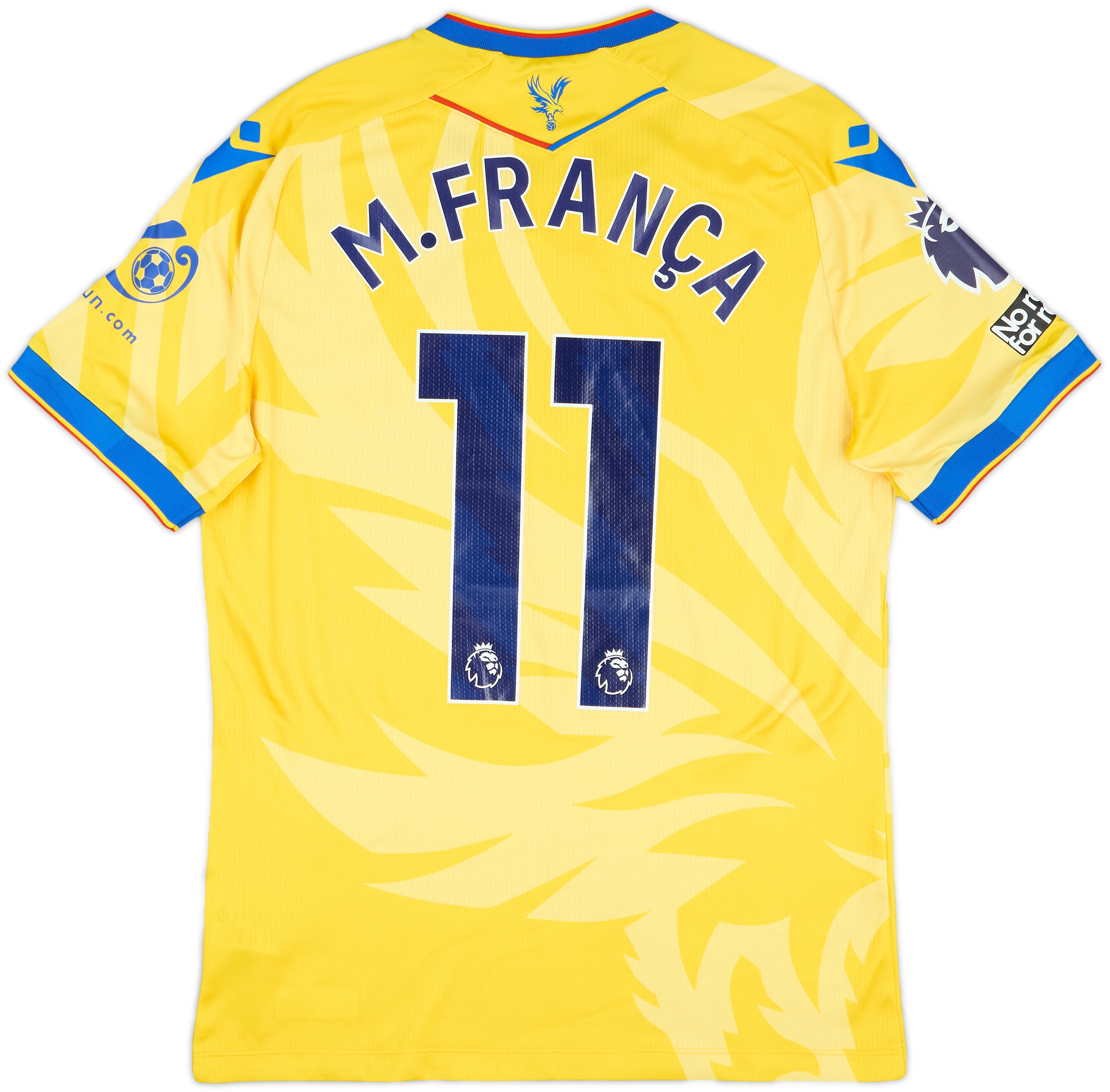 2024-25 Crystal Palace Match Issue Away Shirt M.Franca #11