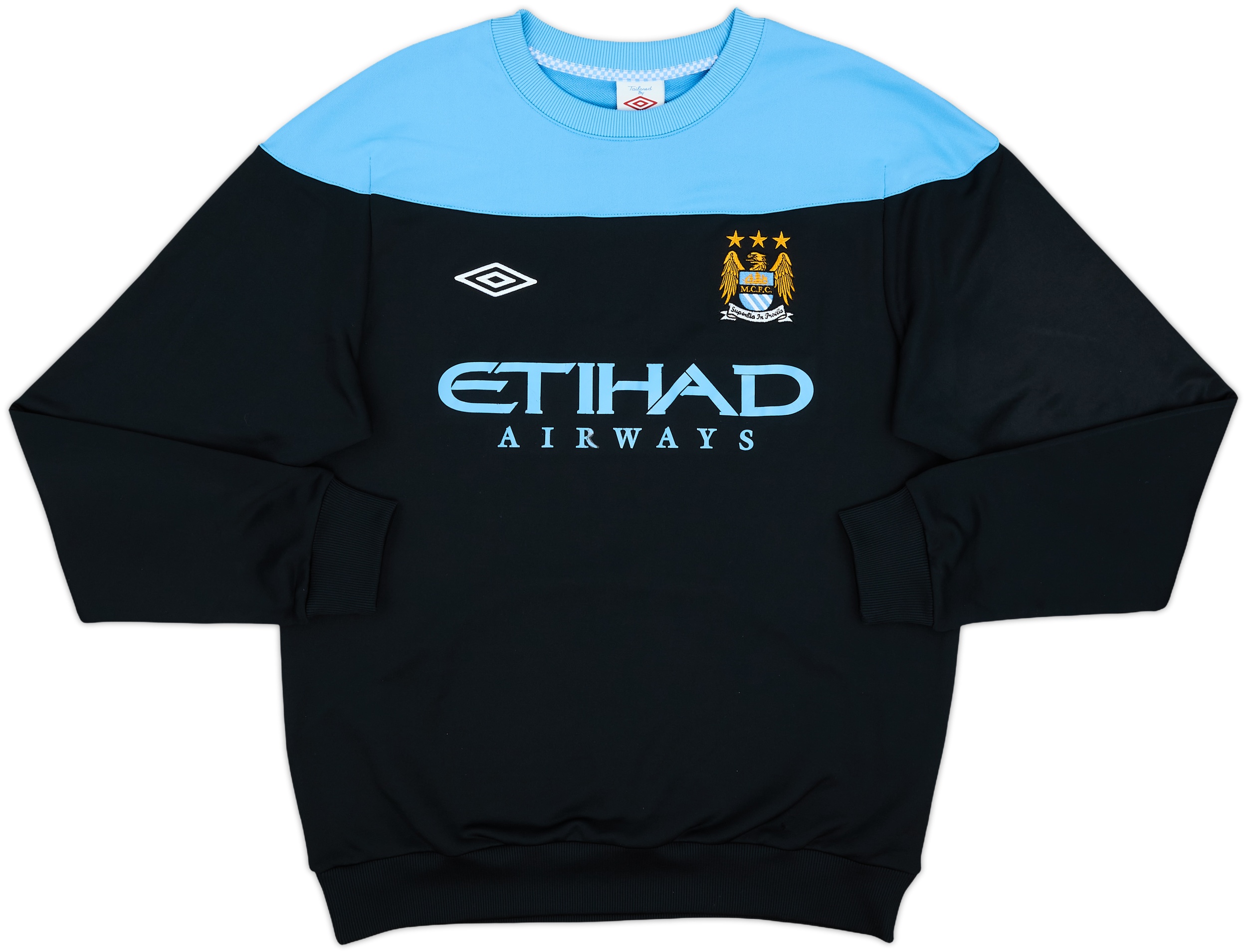 2011-12 Manchester City Umbro Sweat Top - 8/10 - (L)