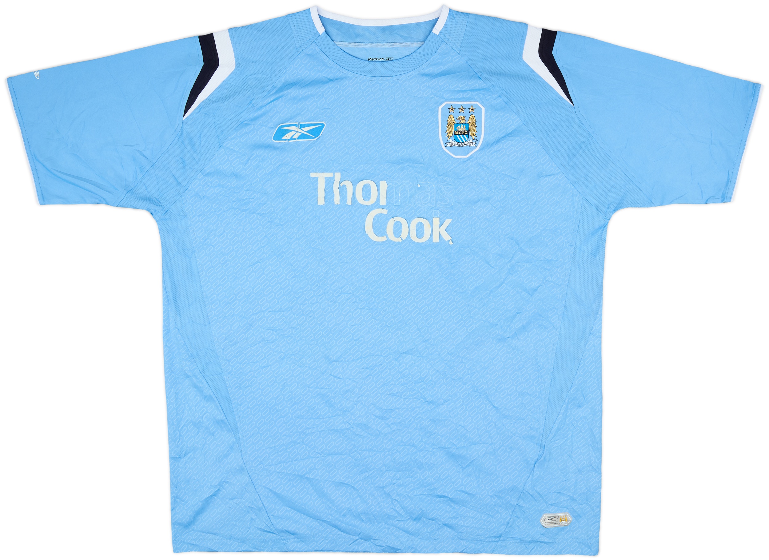 2004-05 Manchester City Home Shirt - 4/10 - (XL)