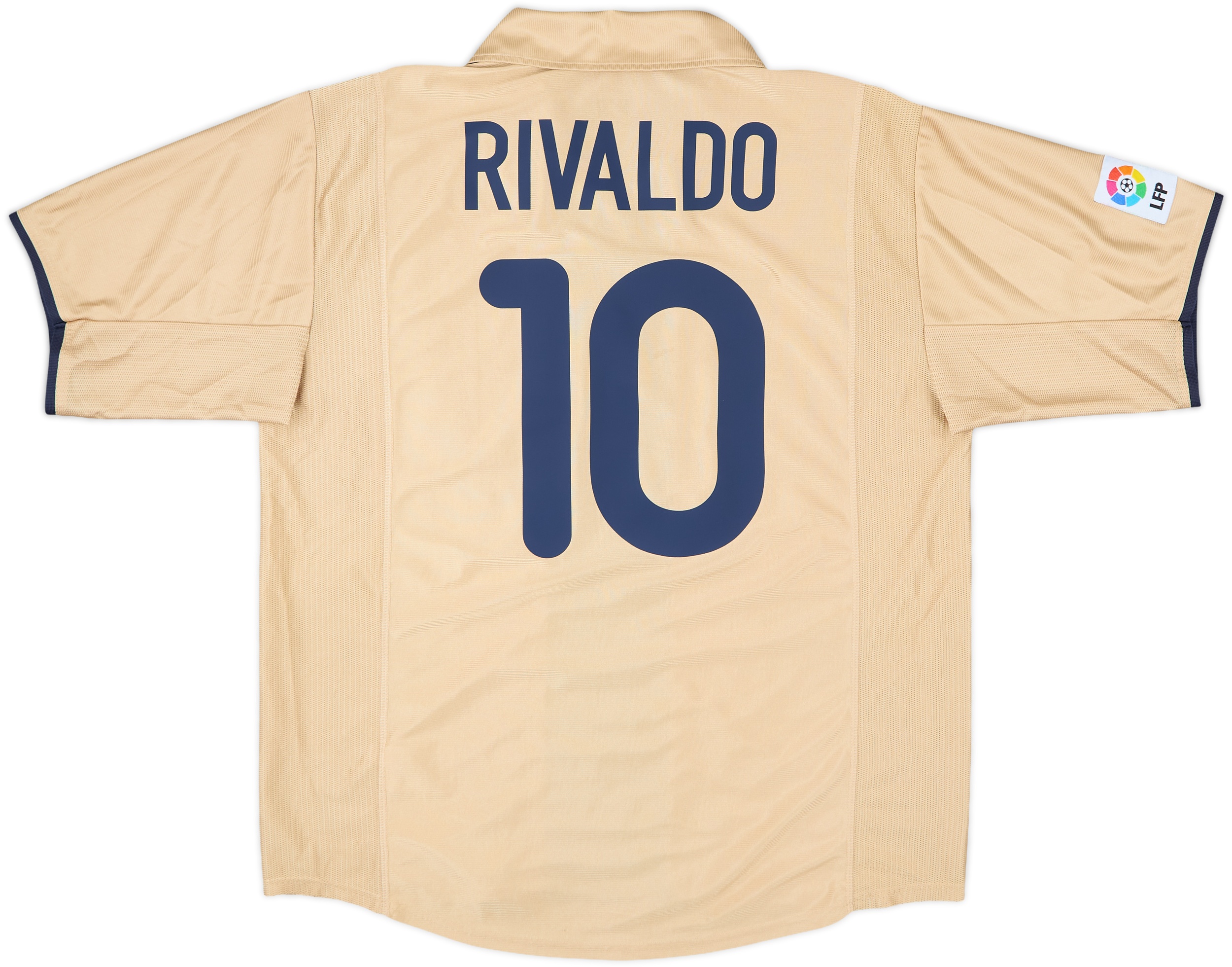 2001-03 Barcelona Away Shirt Rivaldo #10 - 9/10 - (XL)