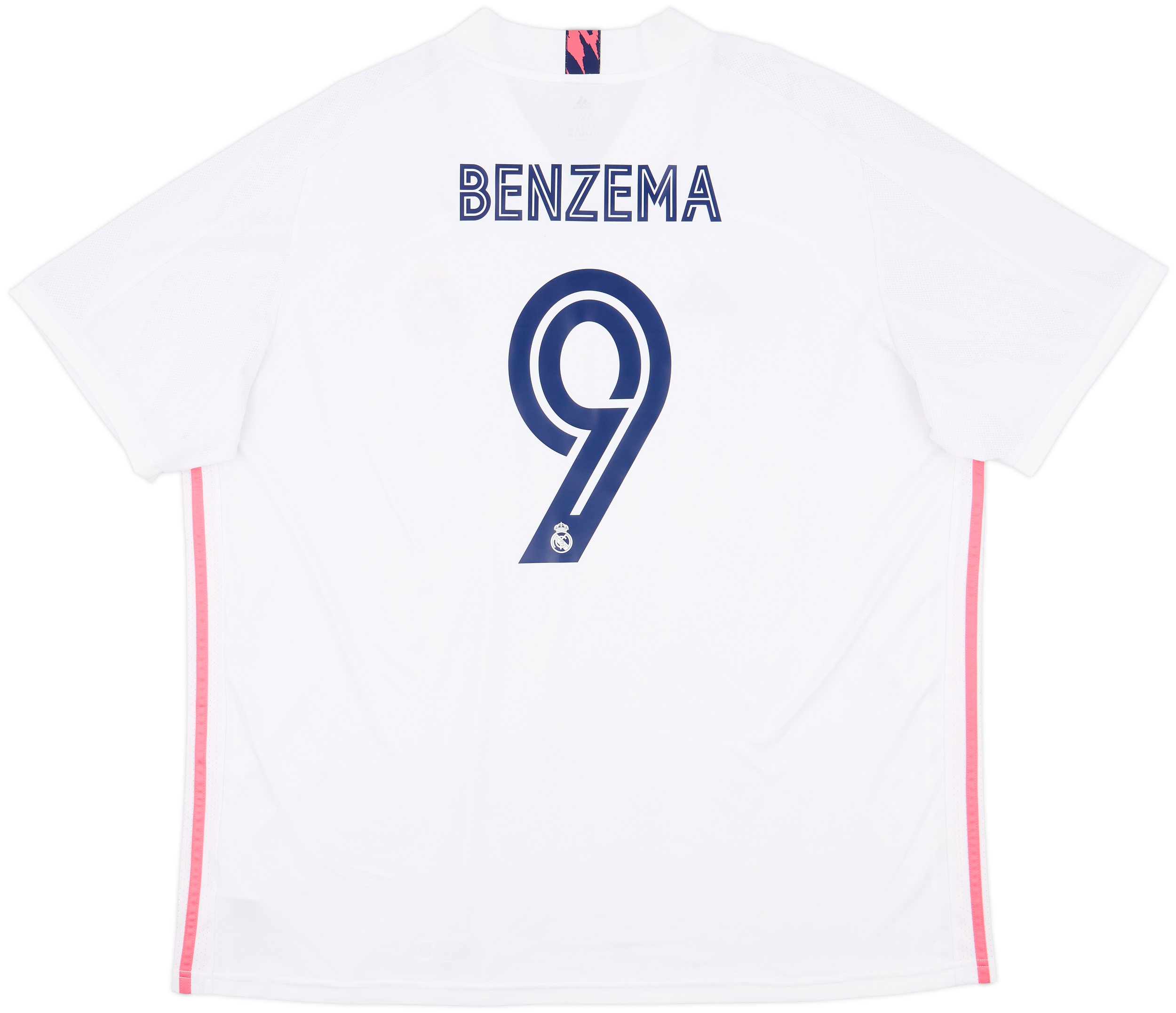 2020-21 Real Madrid Home Shirt Benzema #9 - 10/10 - (3XL)