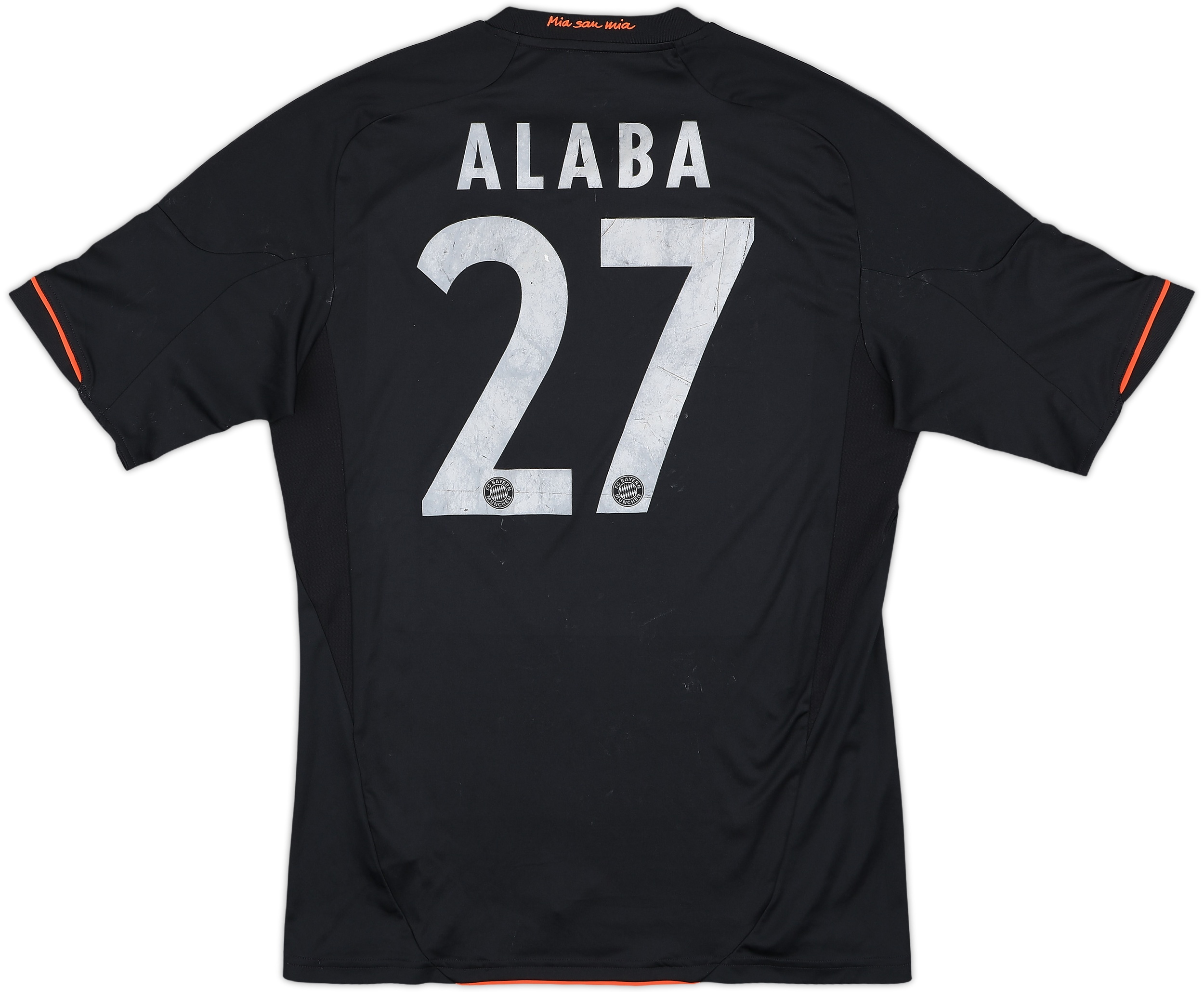 2012-13 Bayern Munich Third Shirt Alaba #27 - 5/10 - (M)