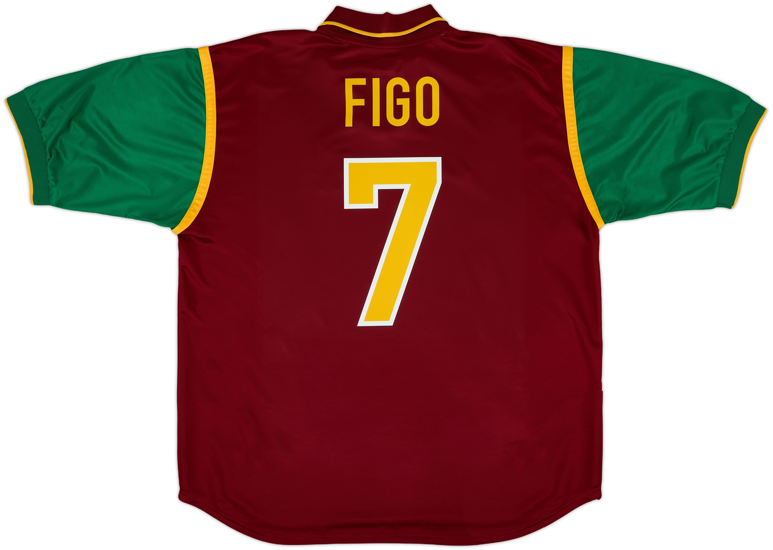 1999-00 Portugal Home Shirt Figo #7 - 10/10 - (XL)