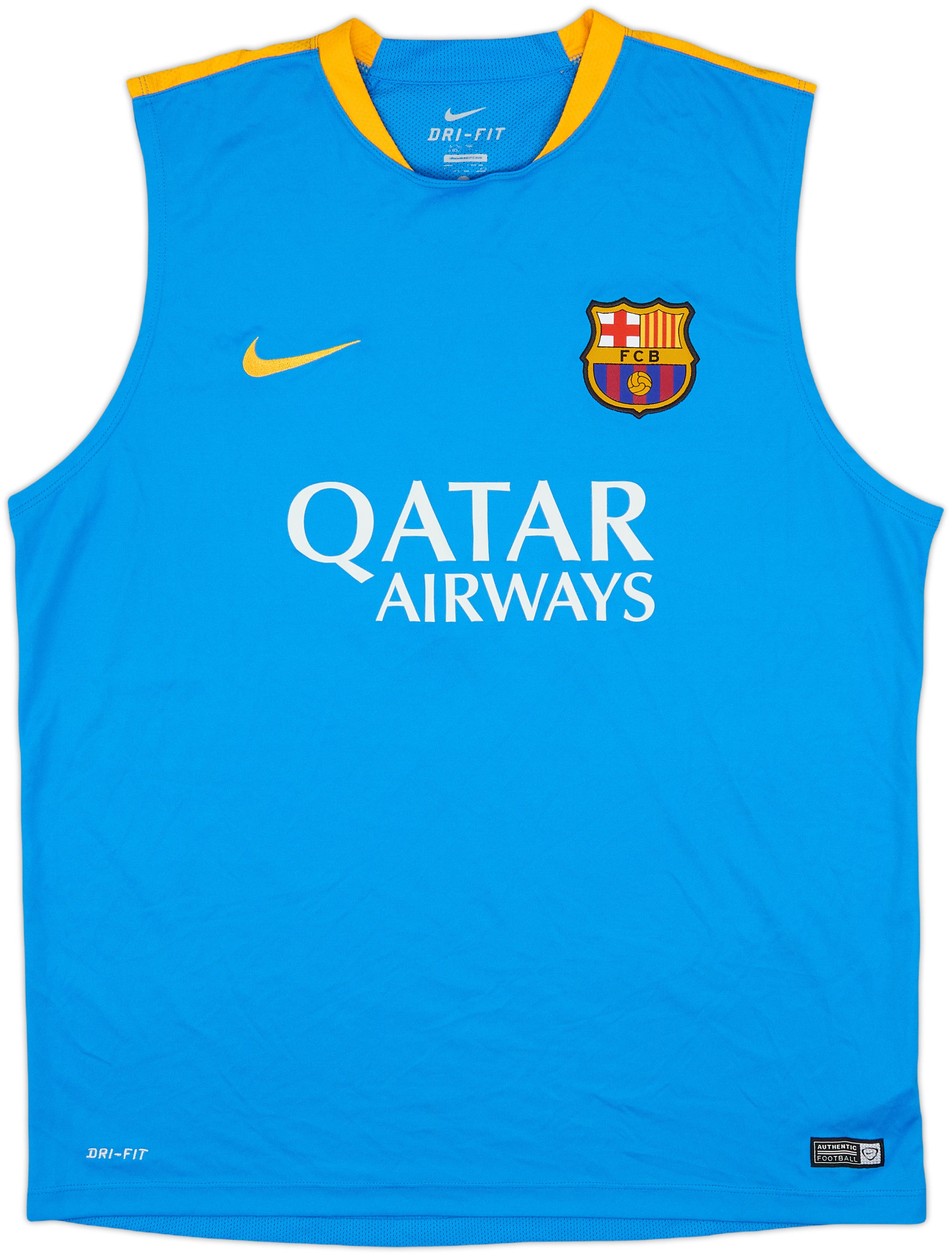 2015-16 Barcelona Nike Training Vest - 10/10 - (XL)