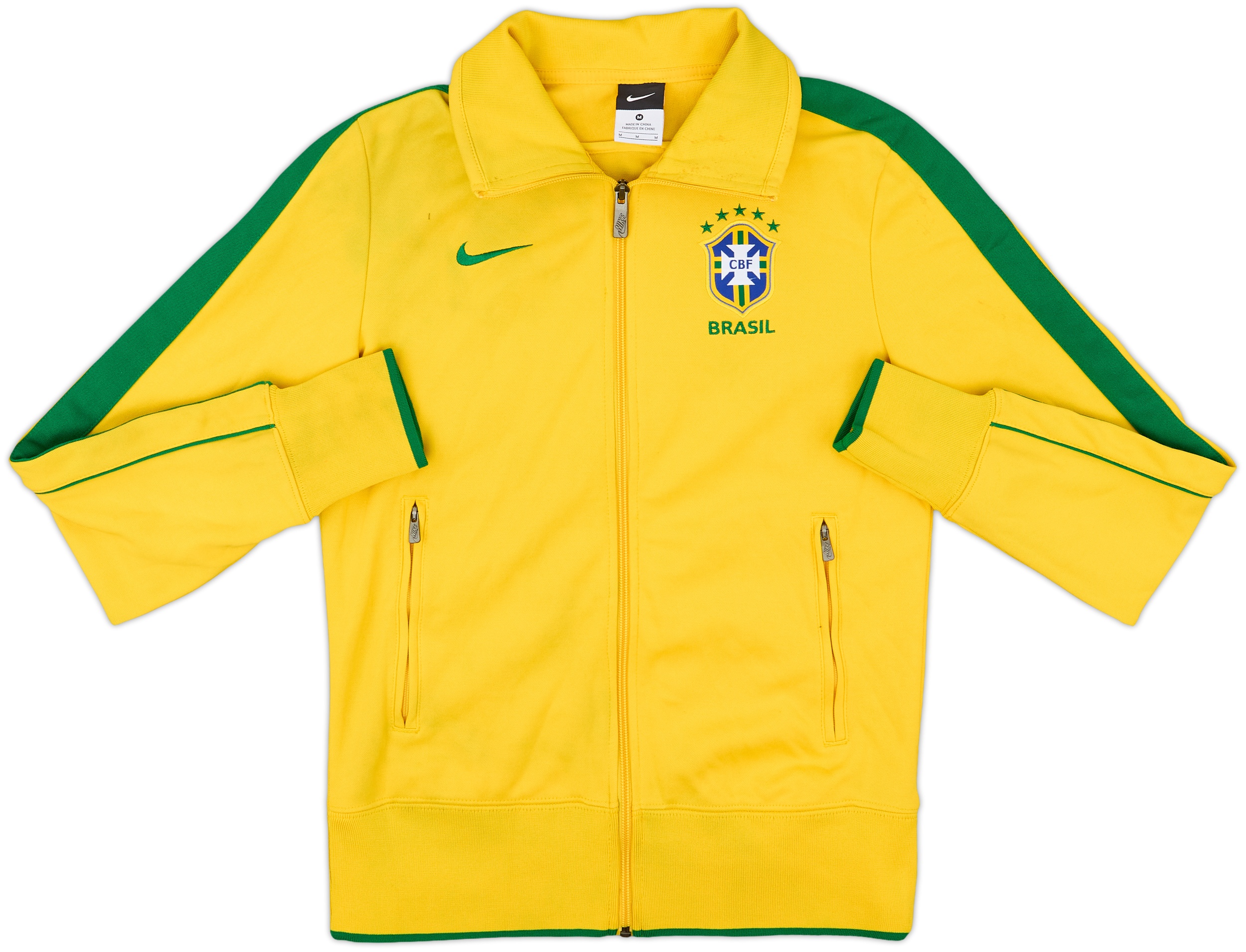 2011-12 Brazil Nike N98 Track Jacket - 4/10 - (M)