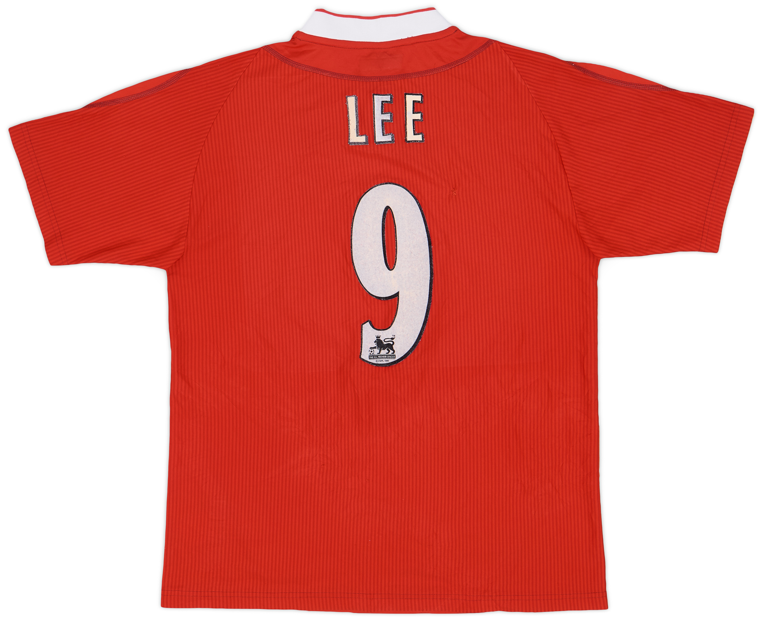 2002-04 Liverpool Home Shirt Lee #9 - 6/10 - (M)