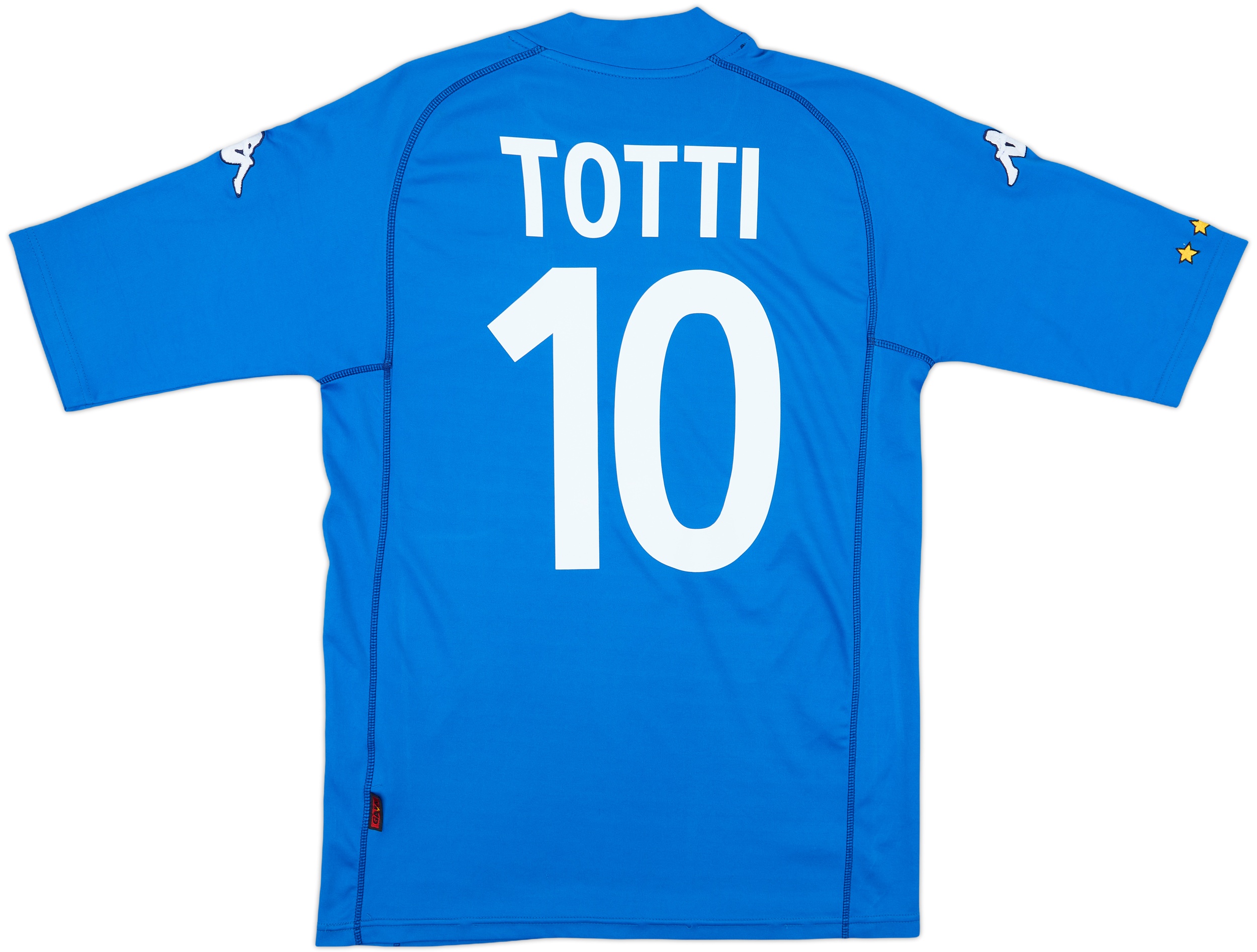 2002 Italy Home Shirt Totti #10 - 6/10 - (M)