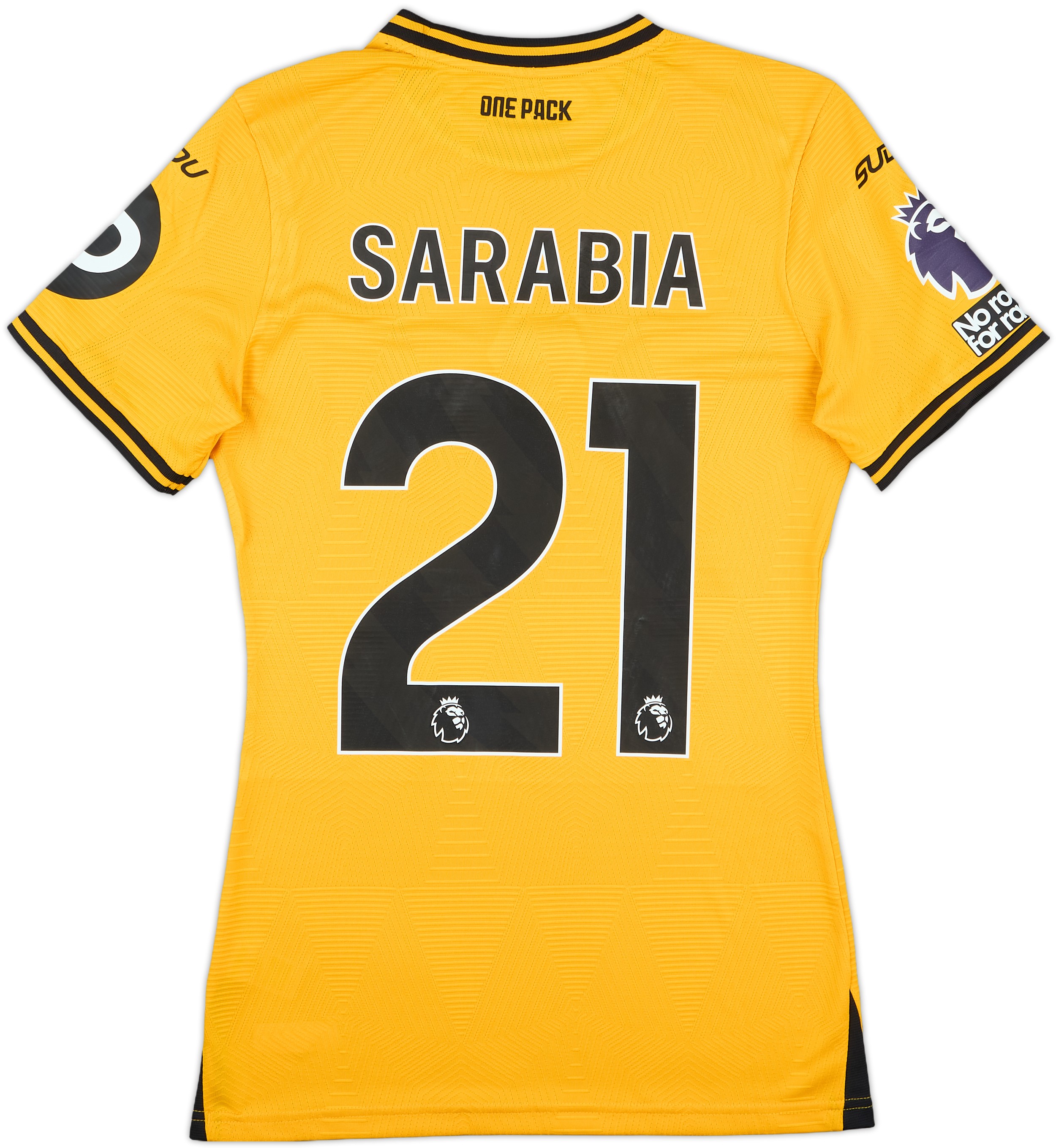 2024-25 Wolves Match Issue Home Shirt Sarabia #21