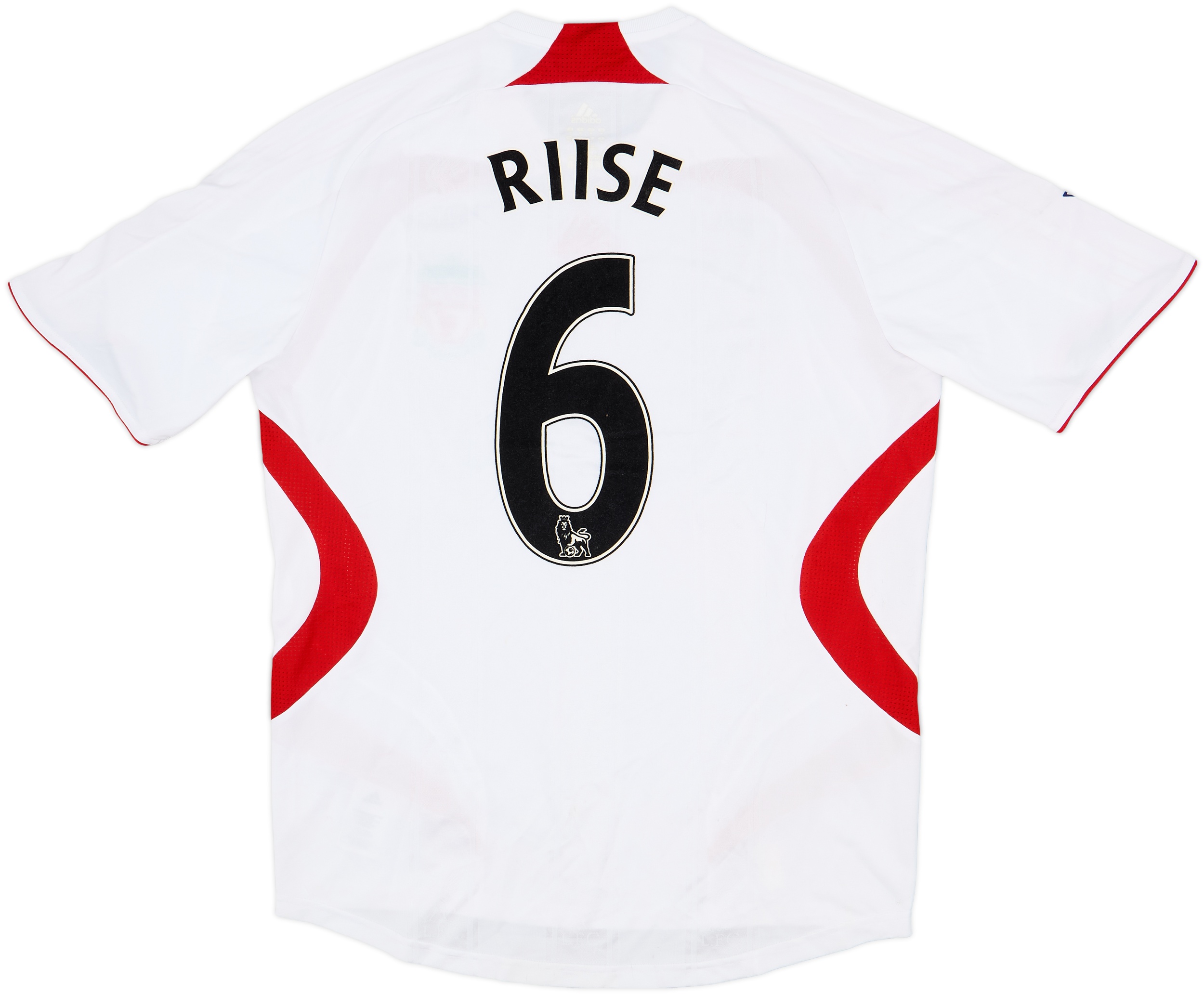 2007-08 Liverpool Away Shirt Riise #6 - 9/10 - (M)