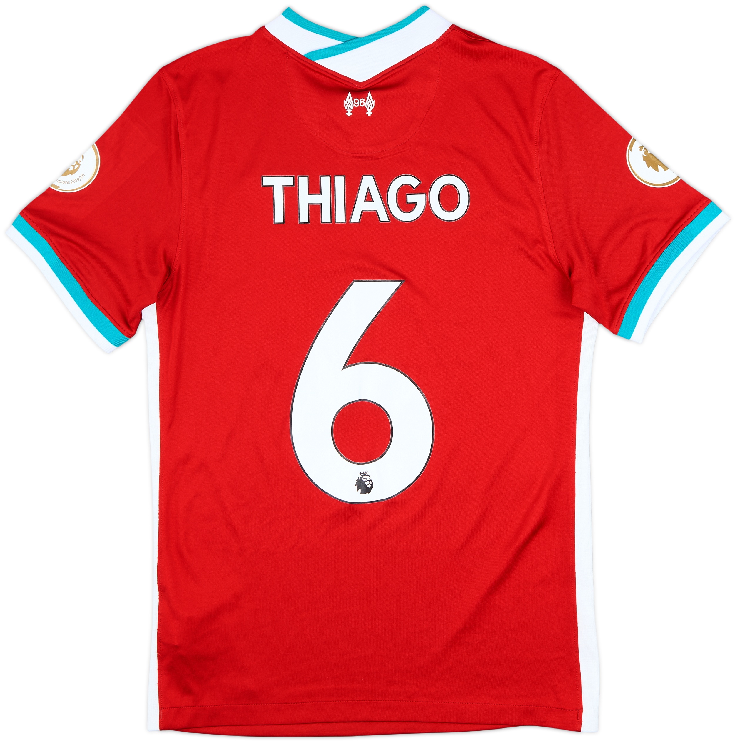 2020-21 Liverpool Home Shirt Thiago #6 - 7/10 - (S)