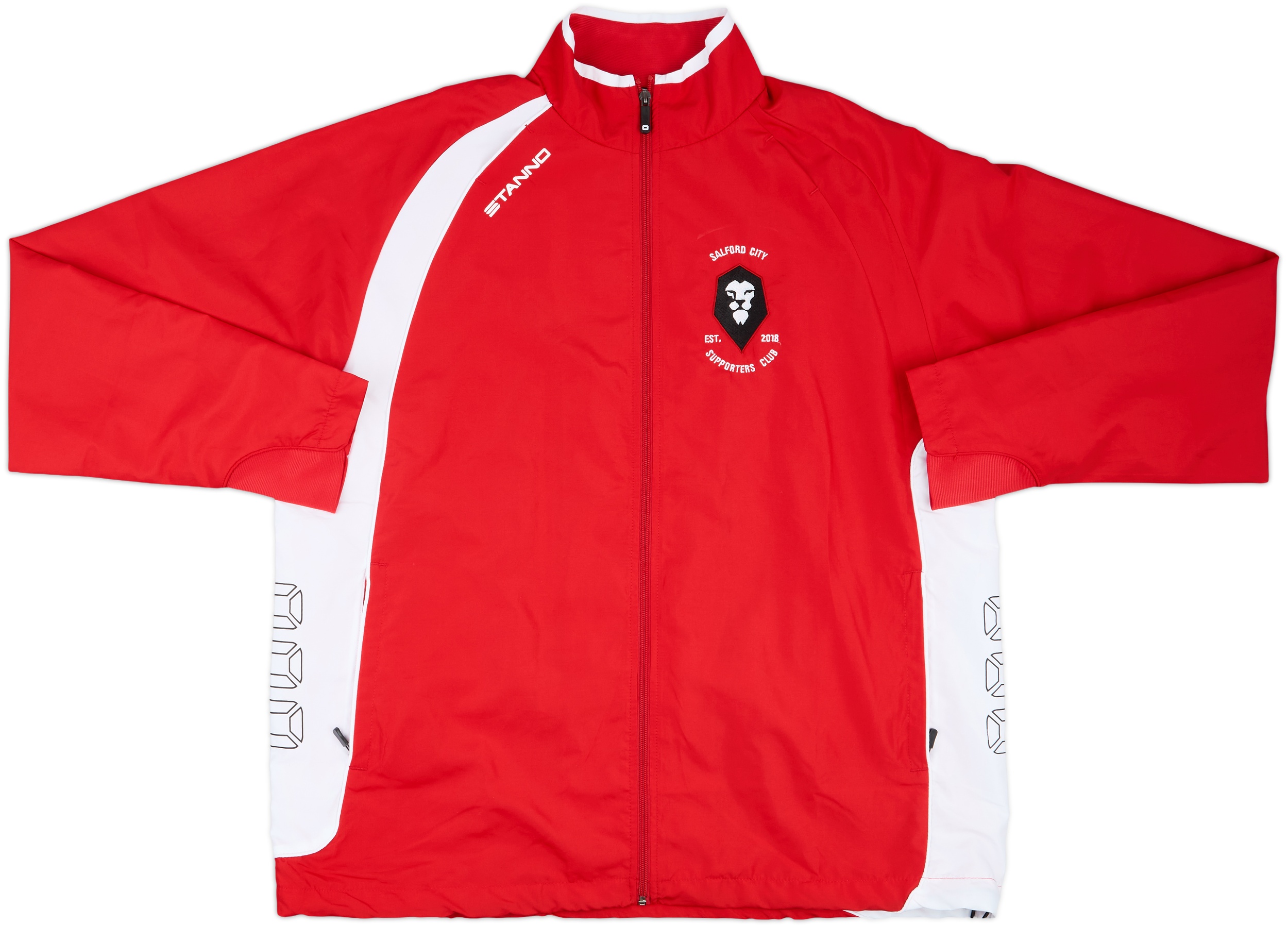 2011-13 Salford City Stanno Track Jacket - 8/10 - (XXL)