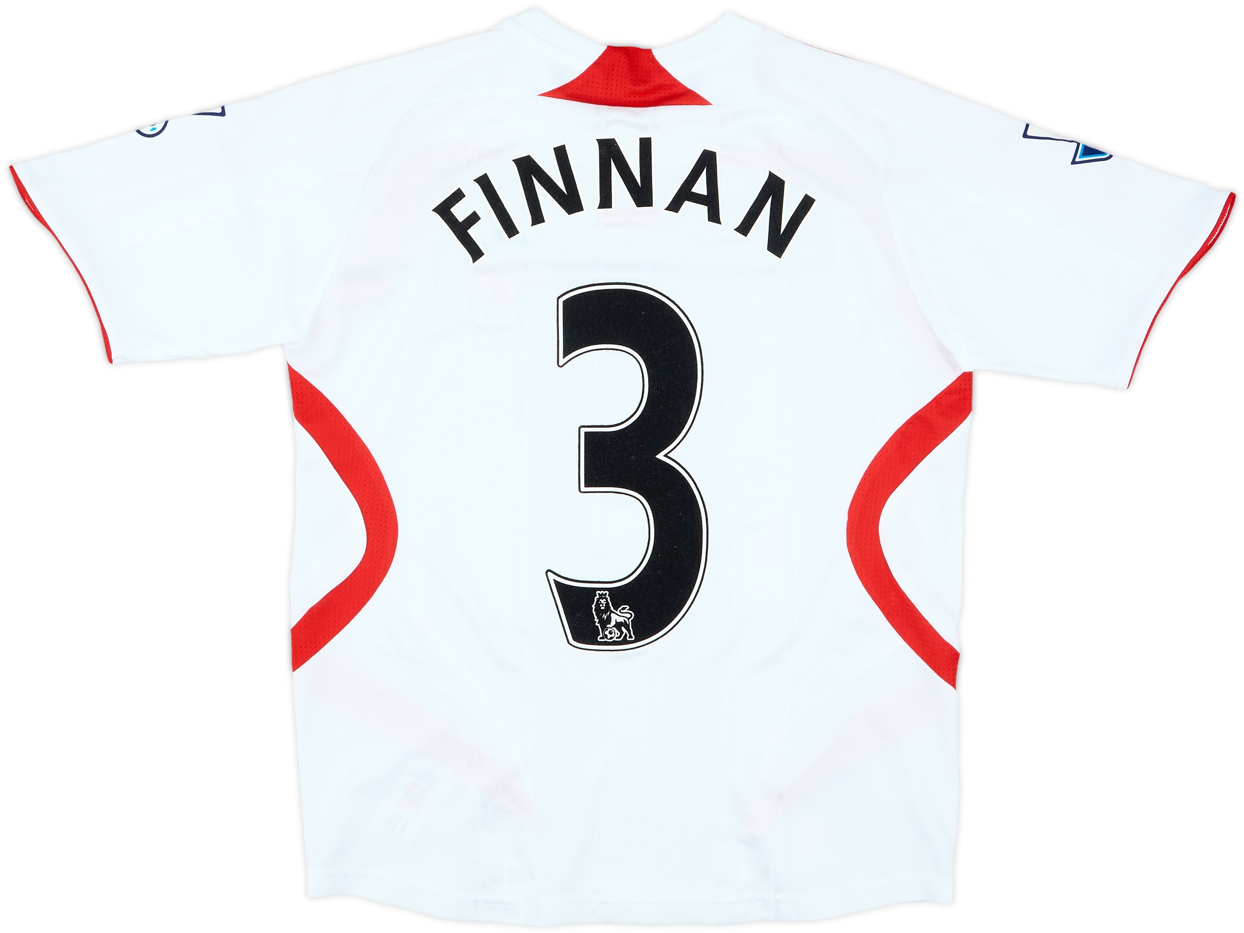 2007-08 Liverpool Away Shirt Finnan #3 - 5/10 - (M.Boys)