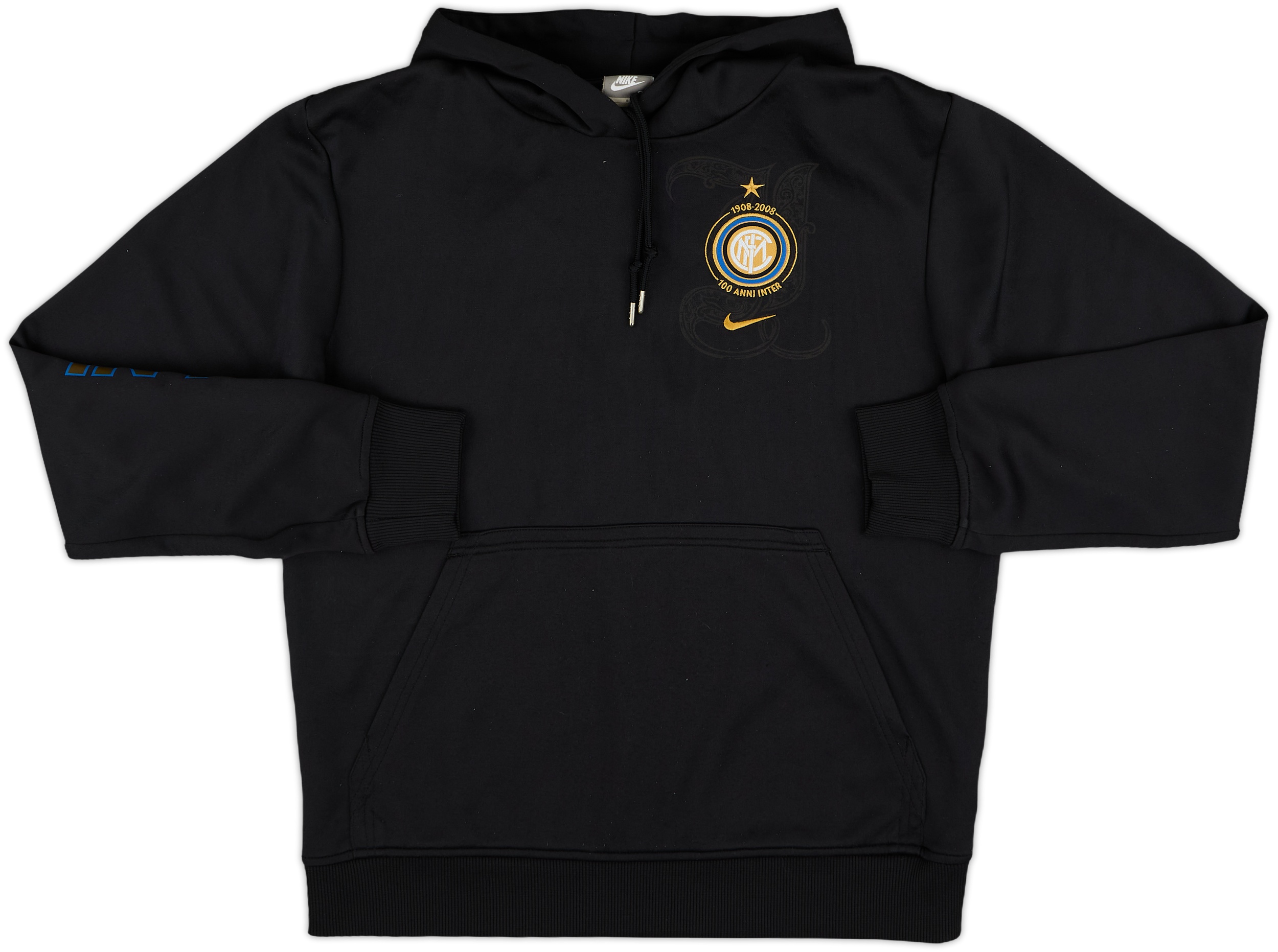 2008-09 Inter Milan Nike Hooded Top - 8/10 - (S)