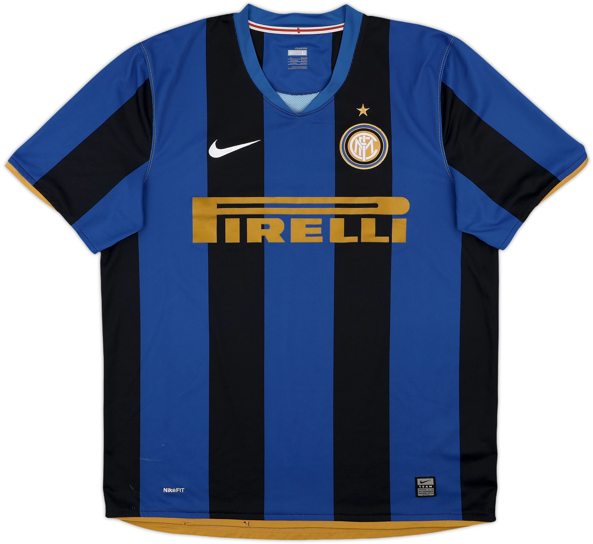 2008-09 Inter Milan Home Shirt - 7/10 - (L)