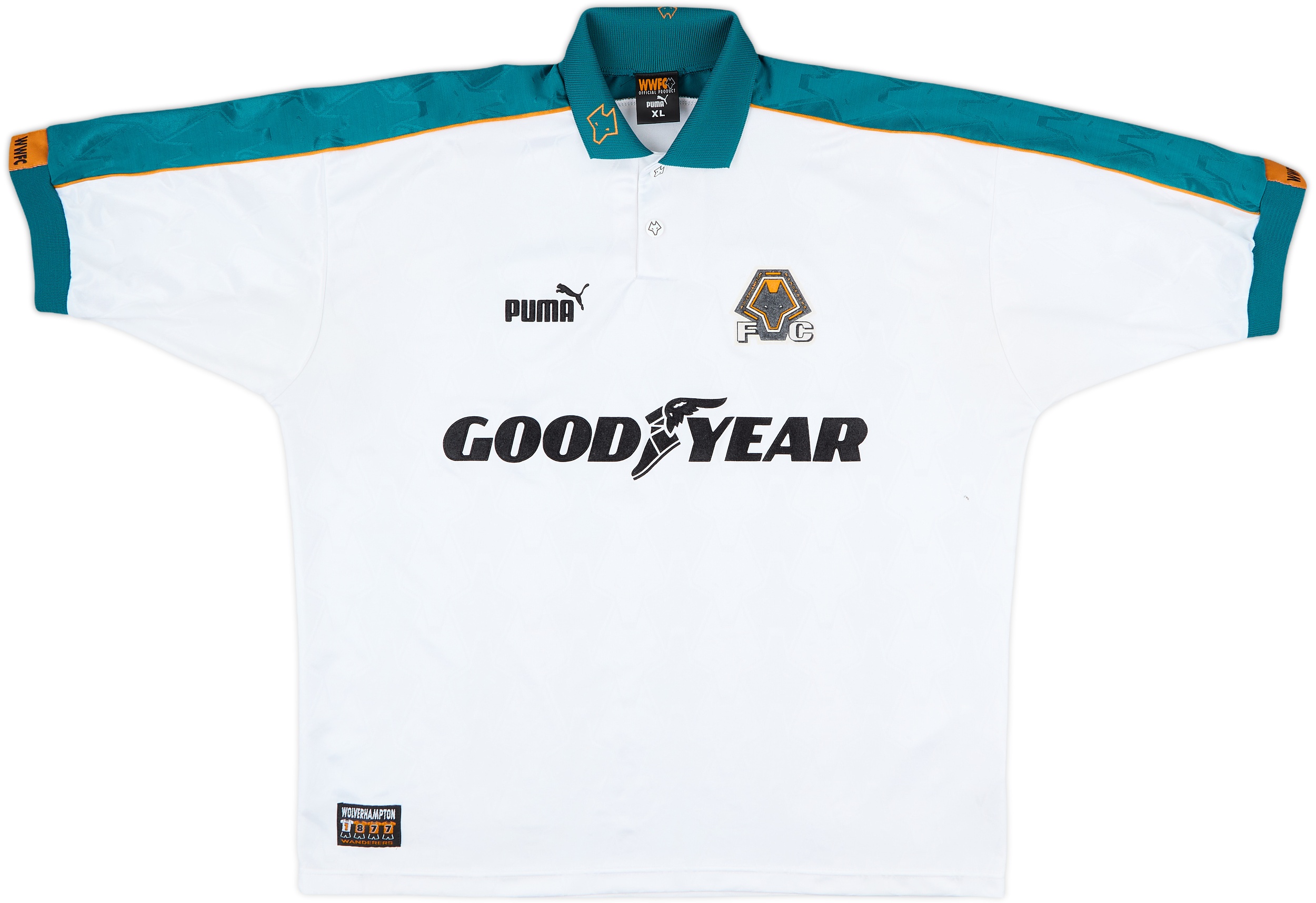 1997-99 Wolves Away Shirt - 8/10 - (XL)