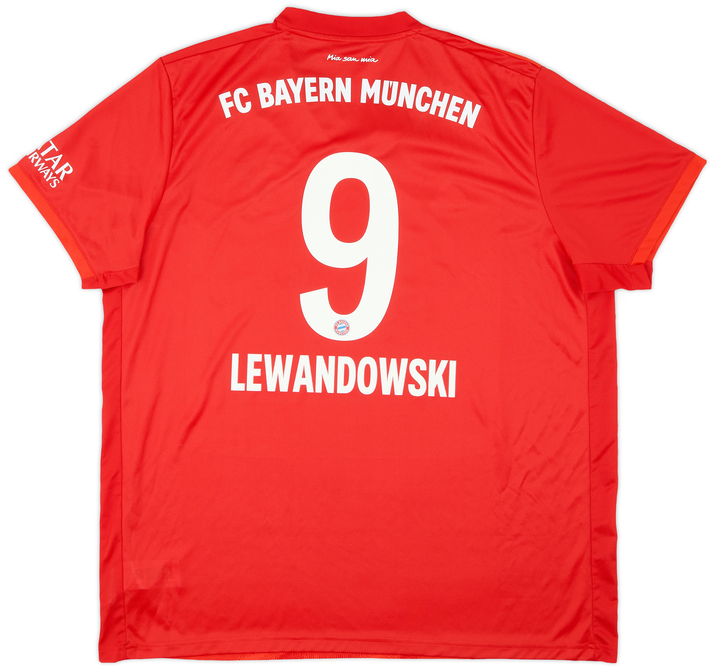 2019-20 Bayern Munich Home Shirt Lewandowski #9 - 9/10 - (XXL)