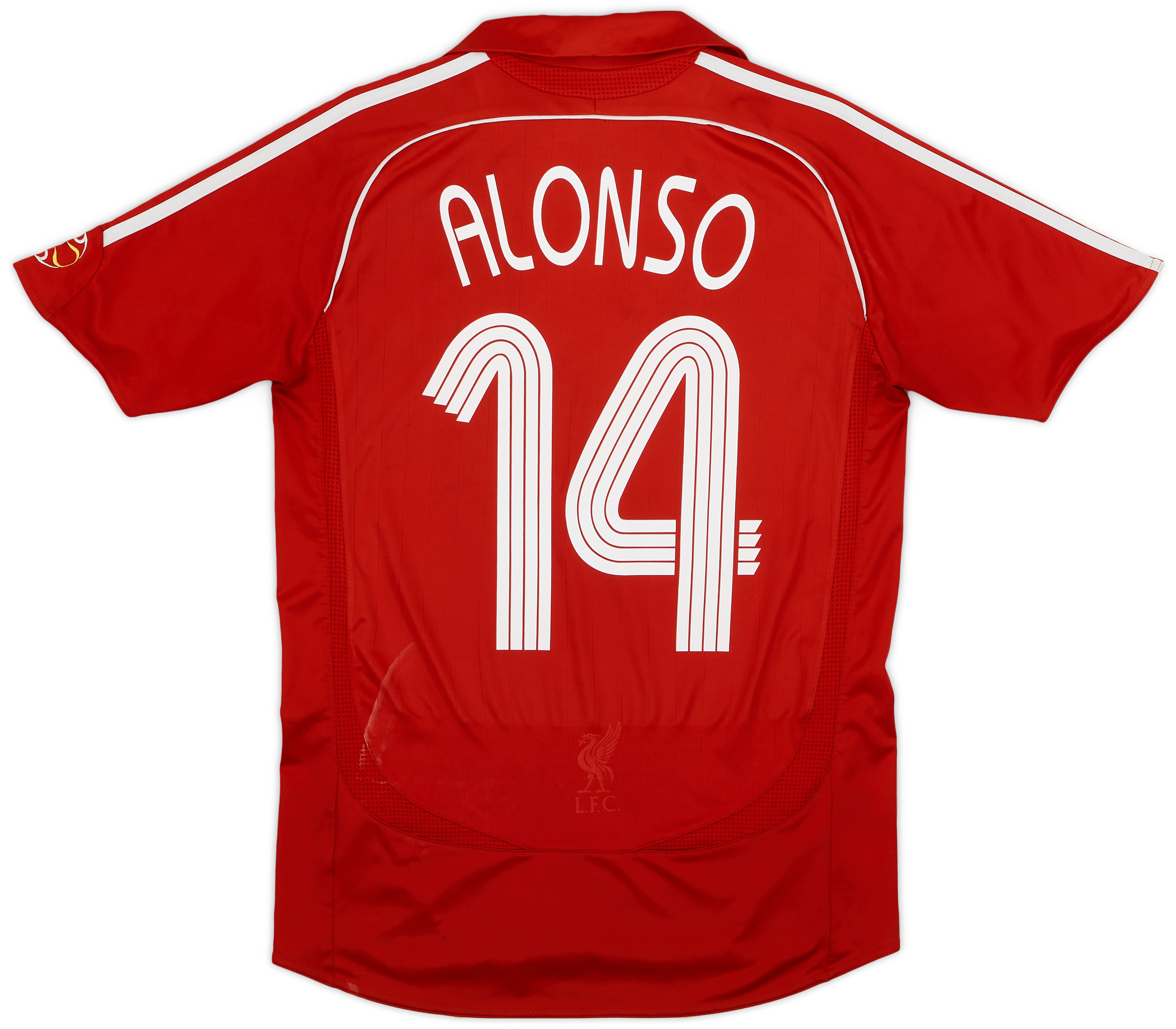 2006-08 Liverpool Home Shirt Alonso #14 - 5/10 - (S)