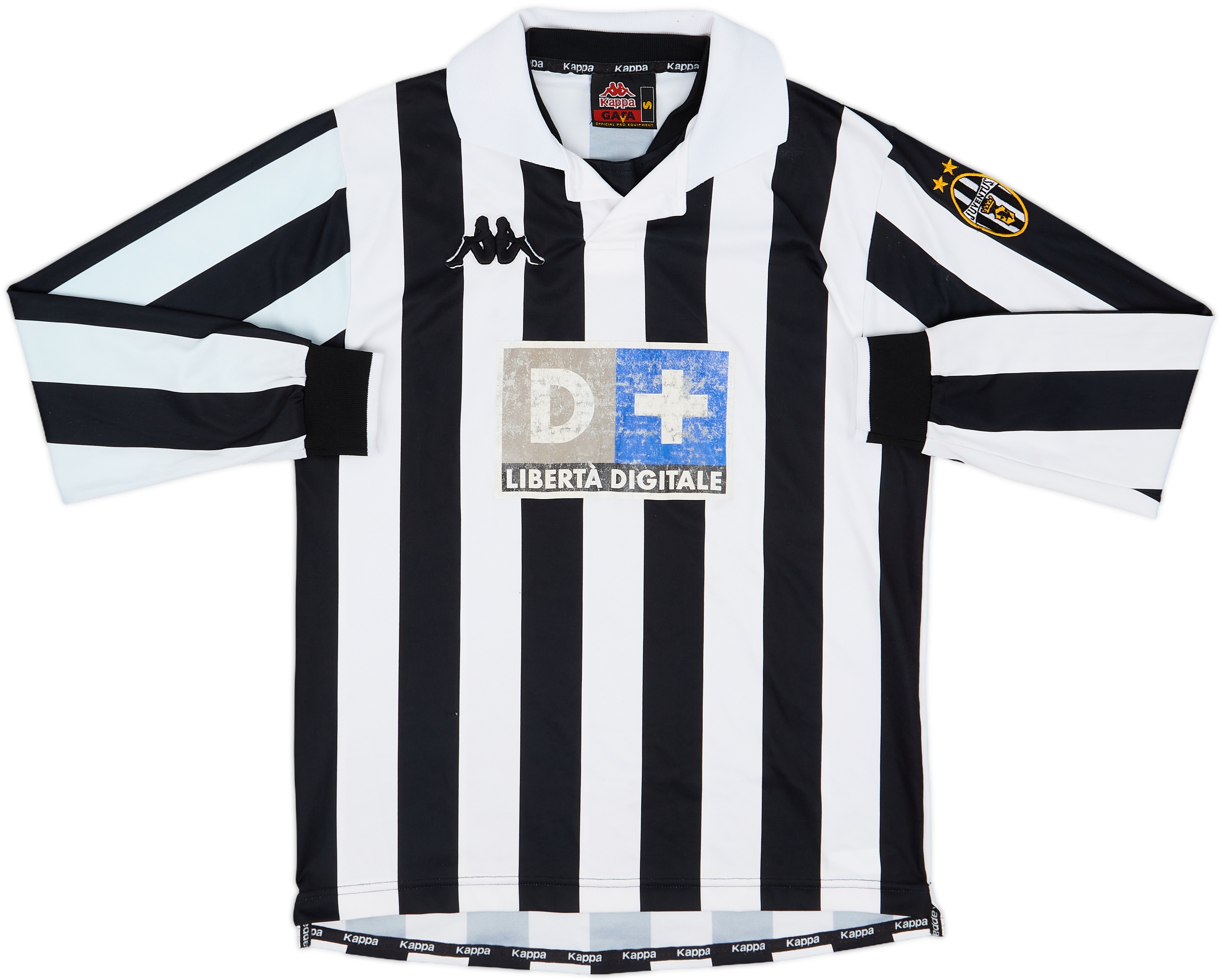 1998-99 Juventus Home L/S Shirt - 5/10 - (S)