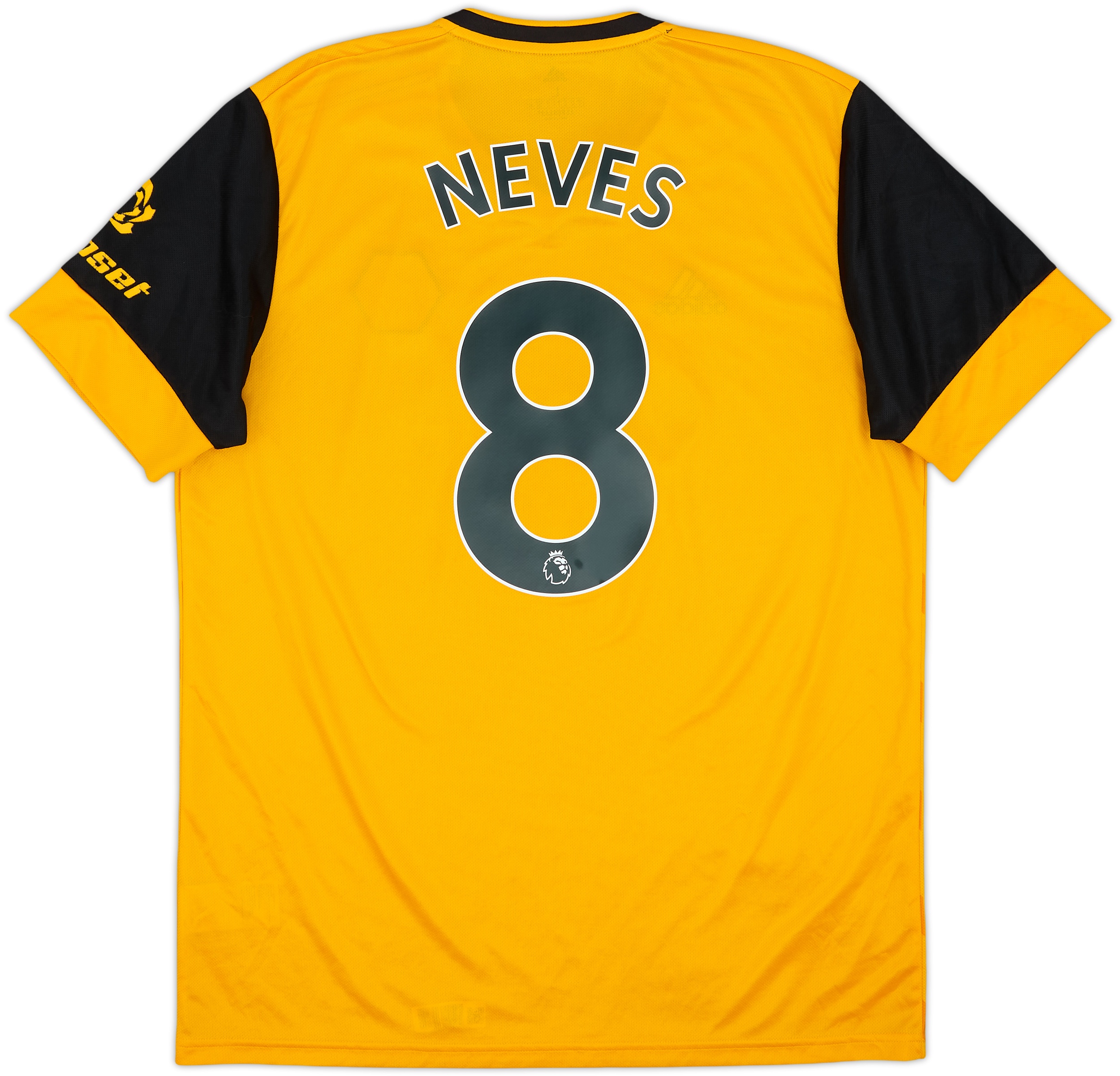 2020-21 Wolves Home Shirt Neves #8 - 7/10 - (L)