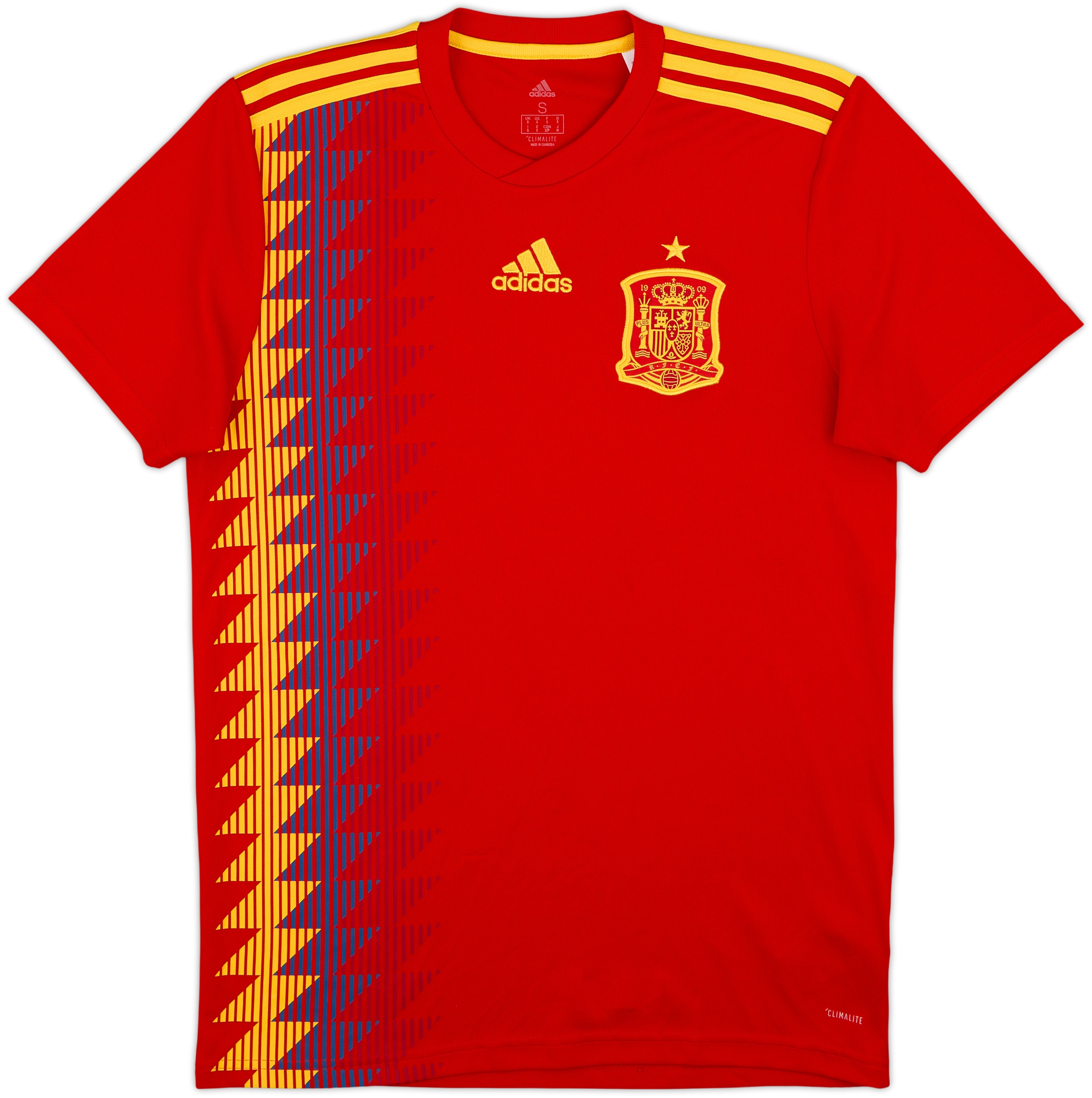 2018-19 Spain Home Shirt - 8/10 - (S)