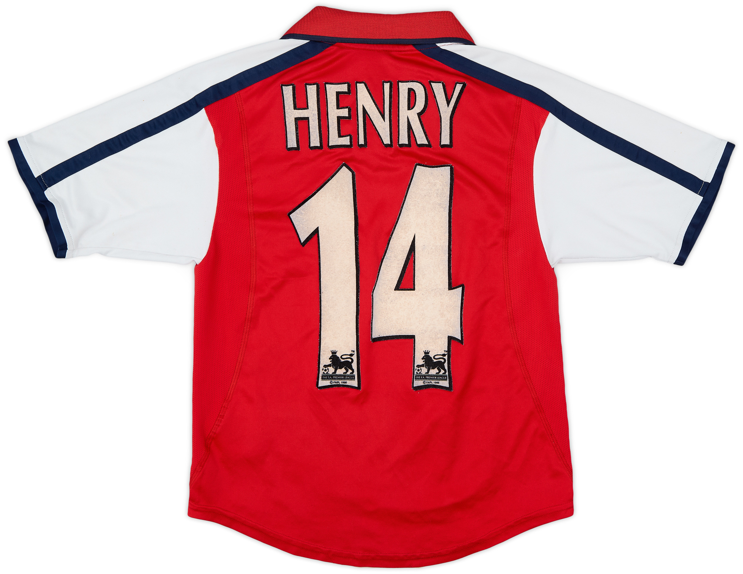 1999-00 Arsenal Home Shirt Henry #14 - 3/10 - (M.Boys)