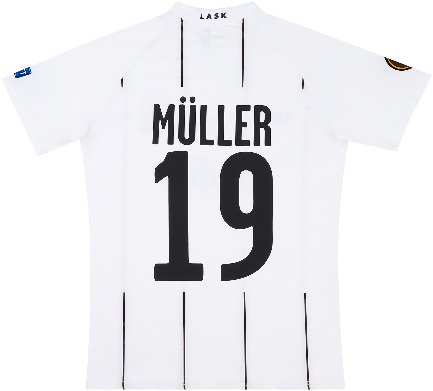 2019-20 LASK Linz Match Issue Europa League 'Danke' Home Shirt Muller ...