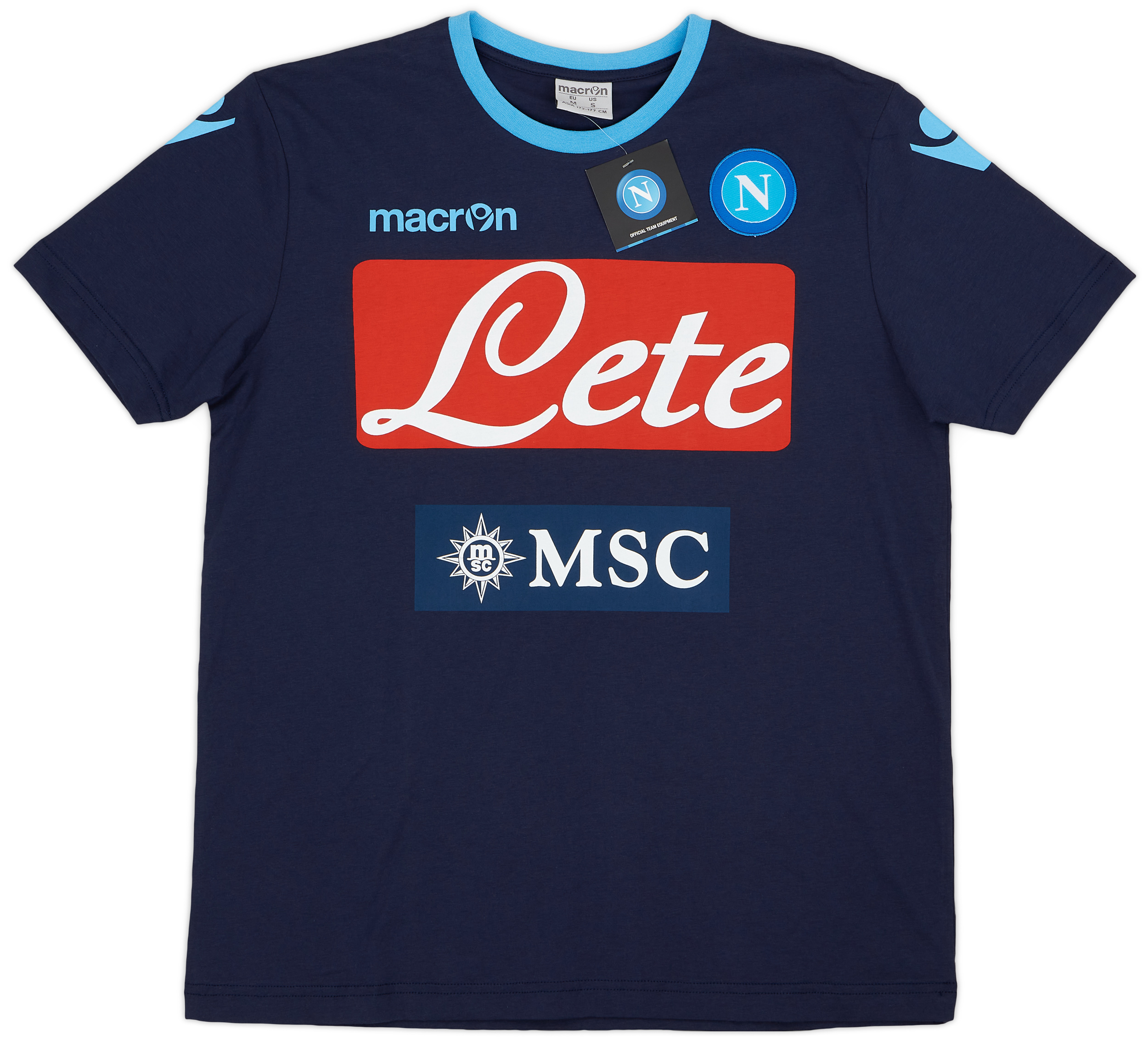 2013-14 Napoli Macron Training Tee (M)