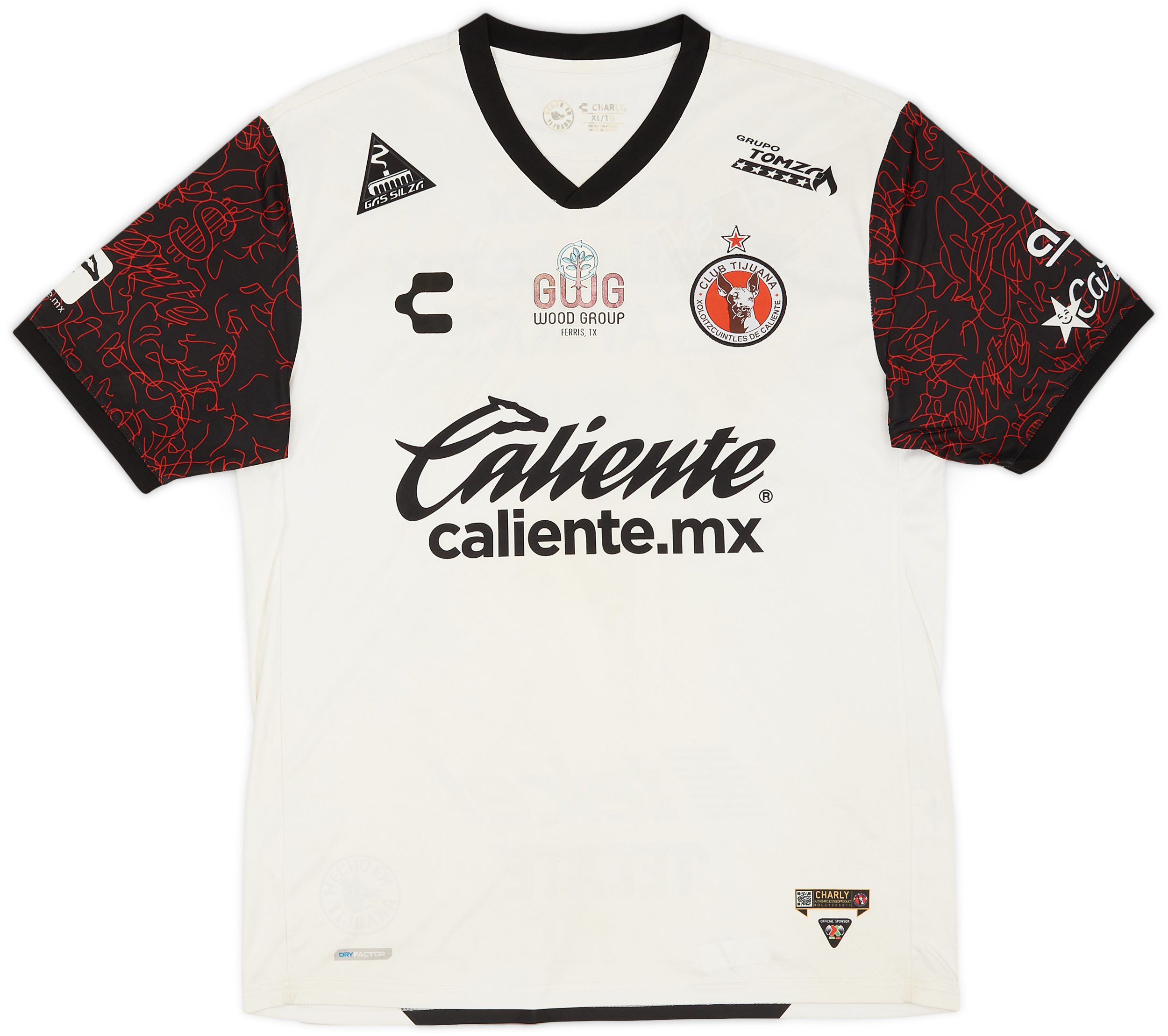 2021-22 Club Tijuana Away Shirt #17 - 7/10 - (XL)