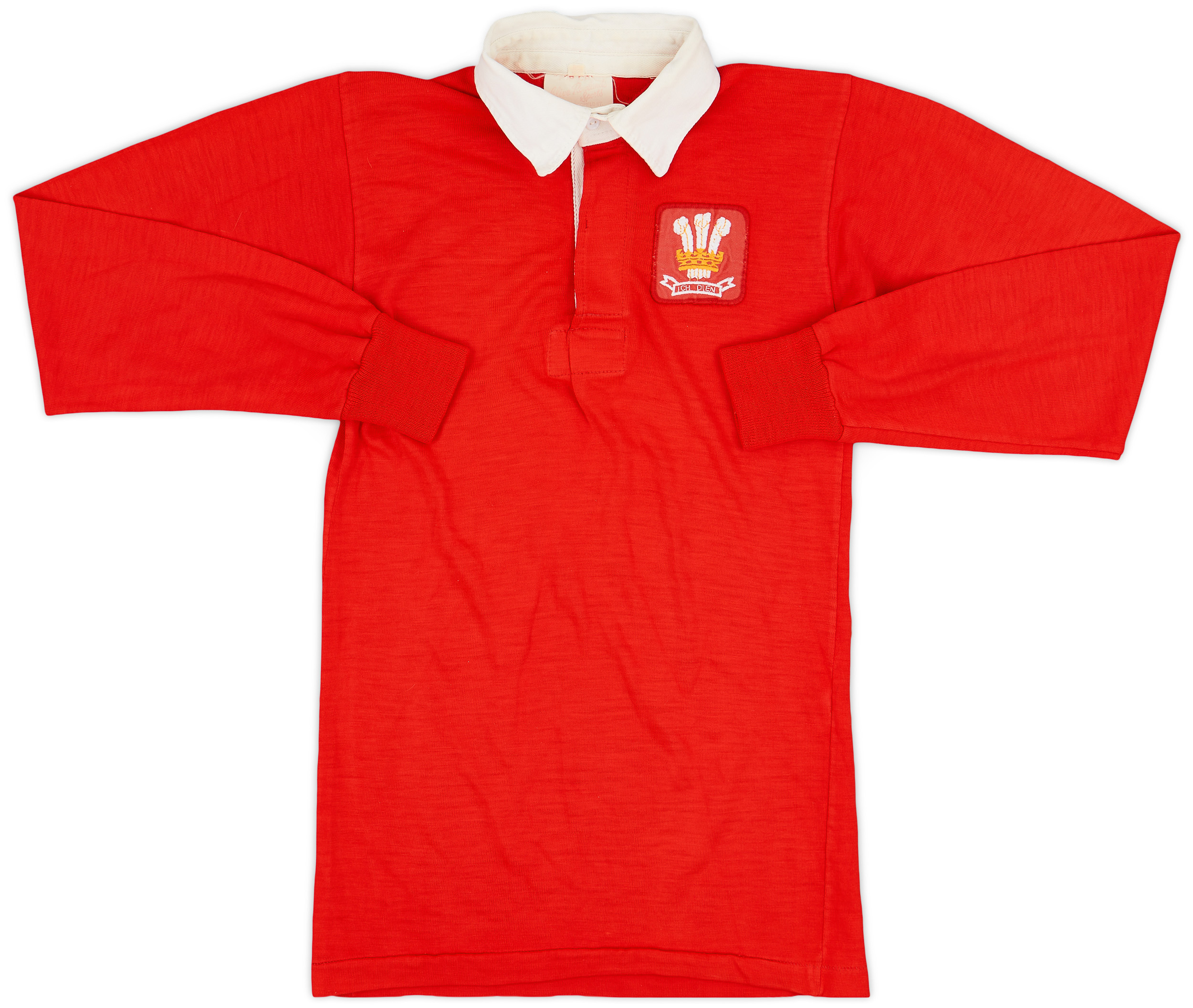 1980s Wales Rugby Polo L/S Shirt - 9/10 - (S)