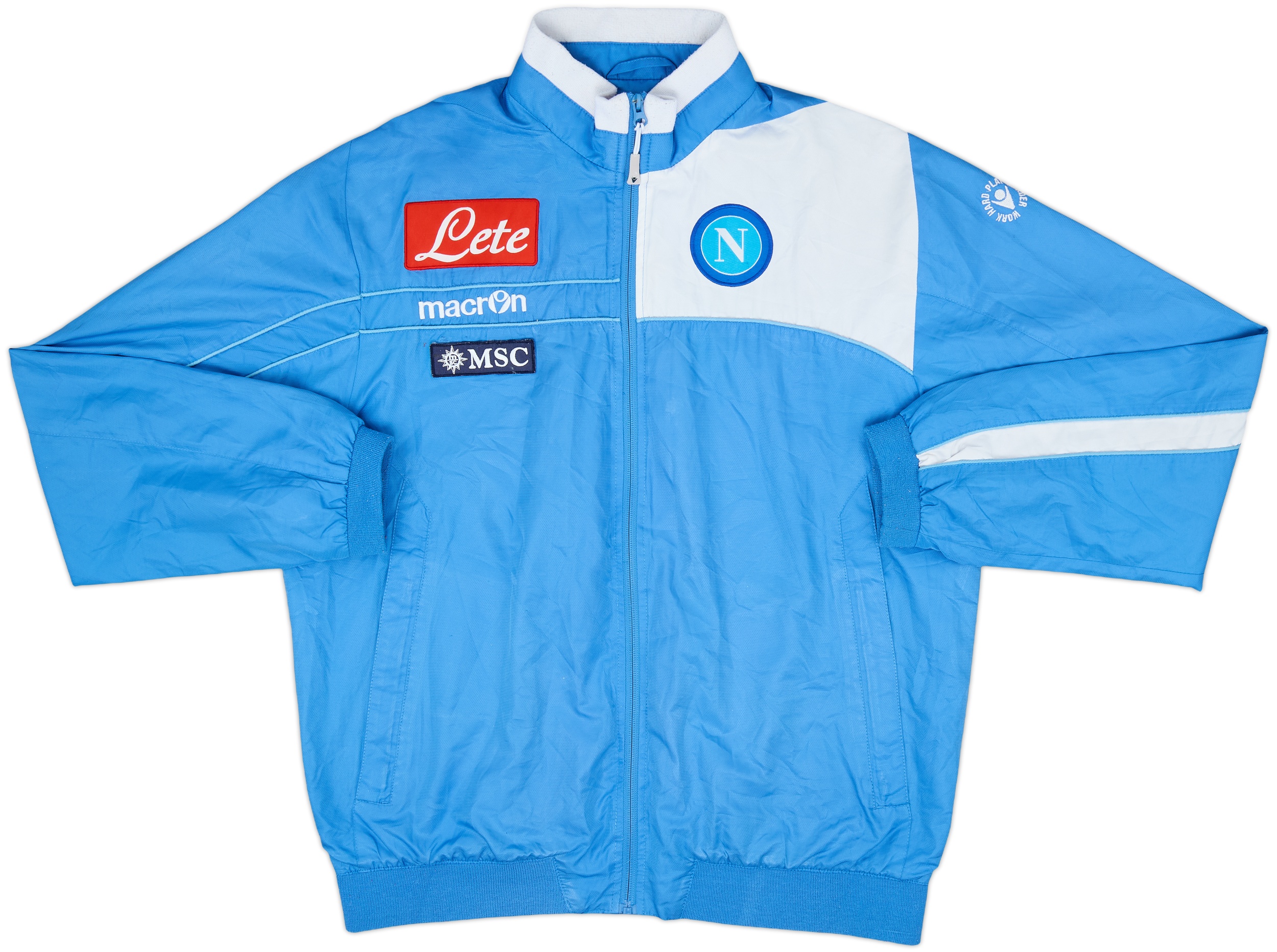 2012-13 Napoli Macron Track Jacket - 8/10 - (XXL)