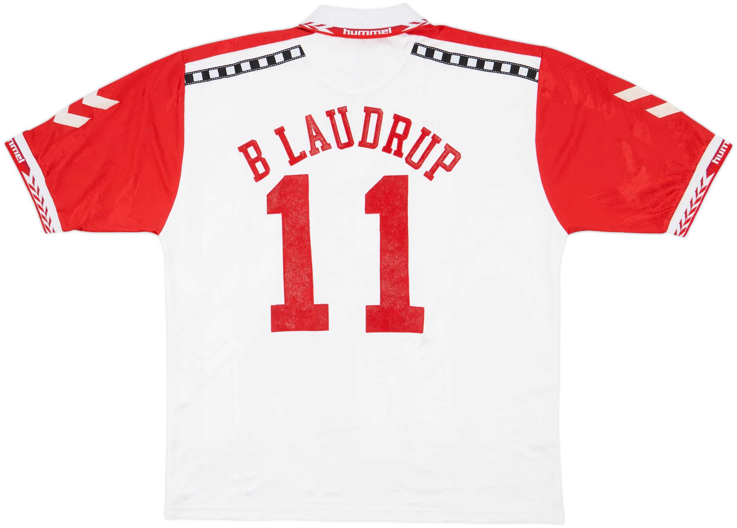 1996-97 Denmark Away Shirt B Laudrup #11 - 8/10 - (XXL)