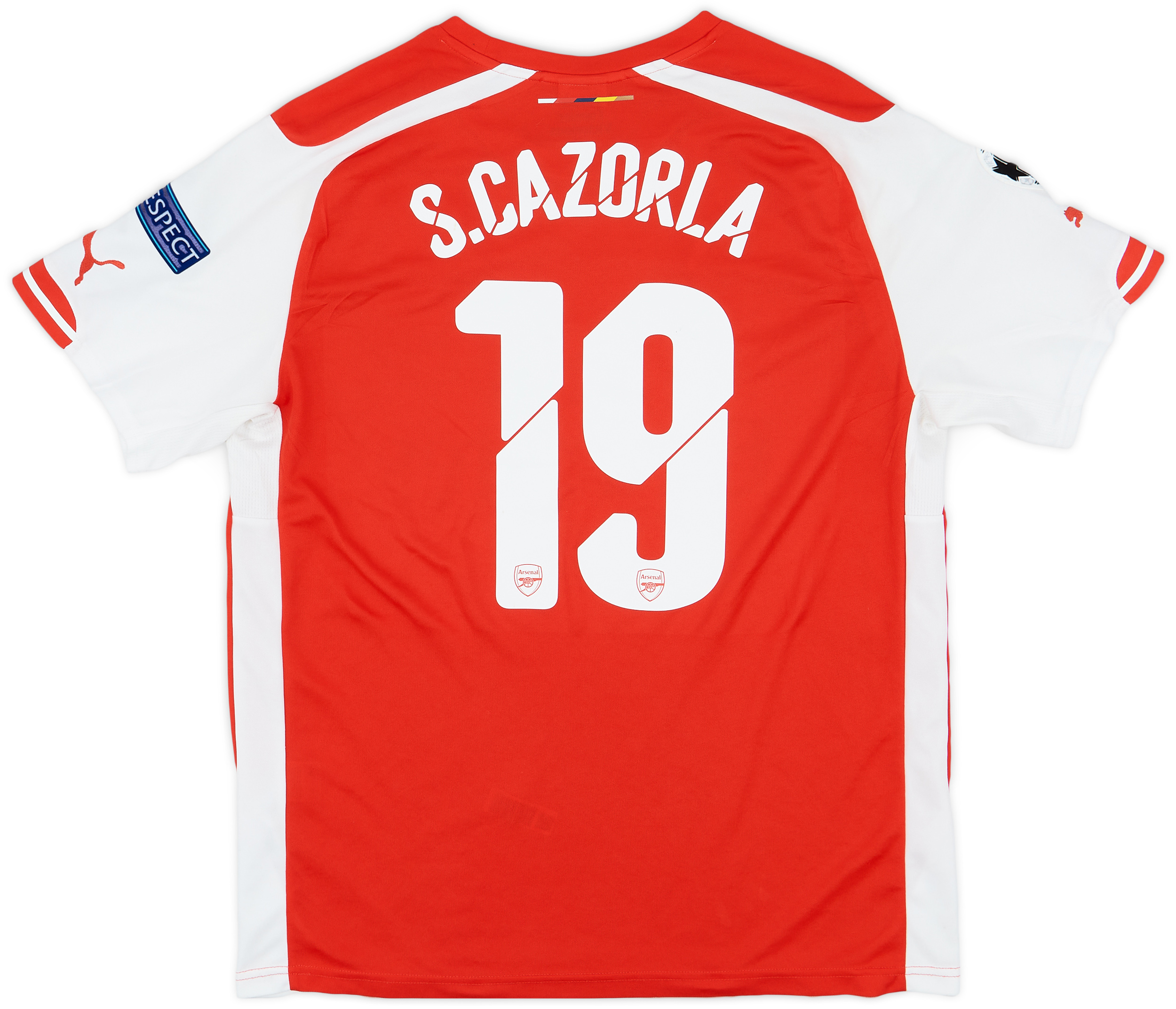 2014-15 Arsenal Home Shirt S.Cazorla #19 - 7/10 - (L)