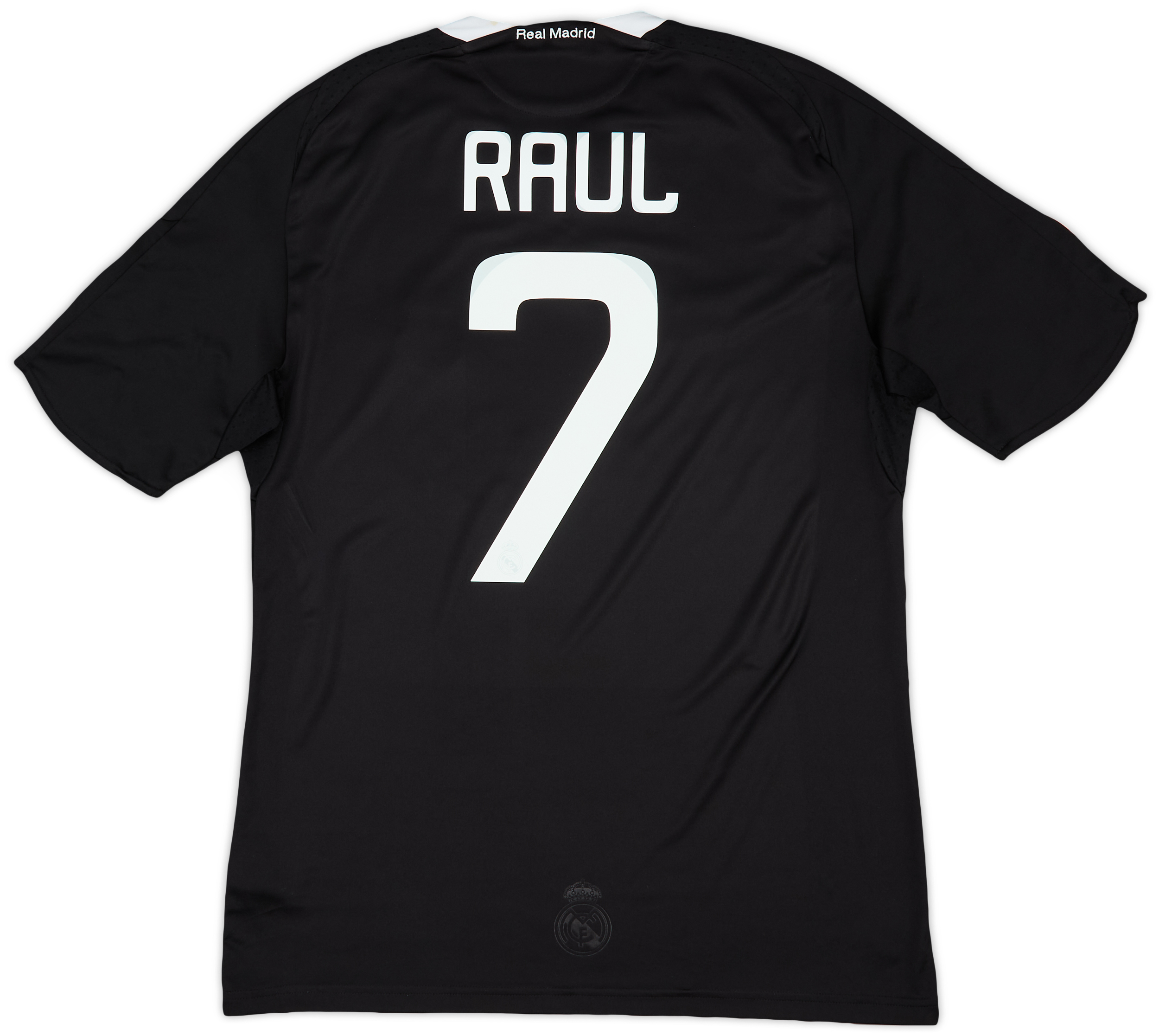 2008-09 Real Madrid CL Third Shirt Raul #7 - 7/10 - (M)