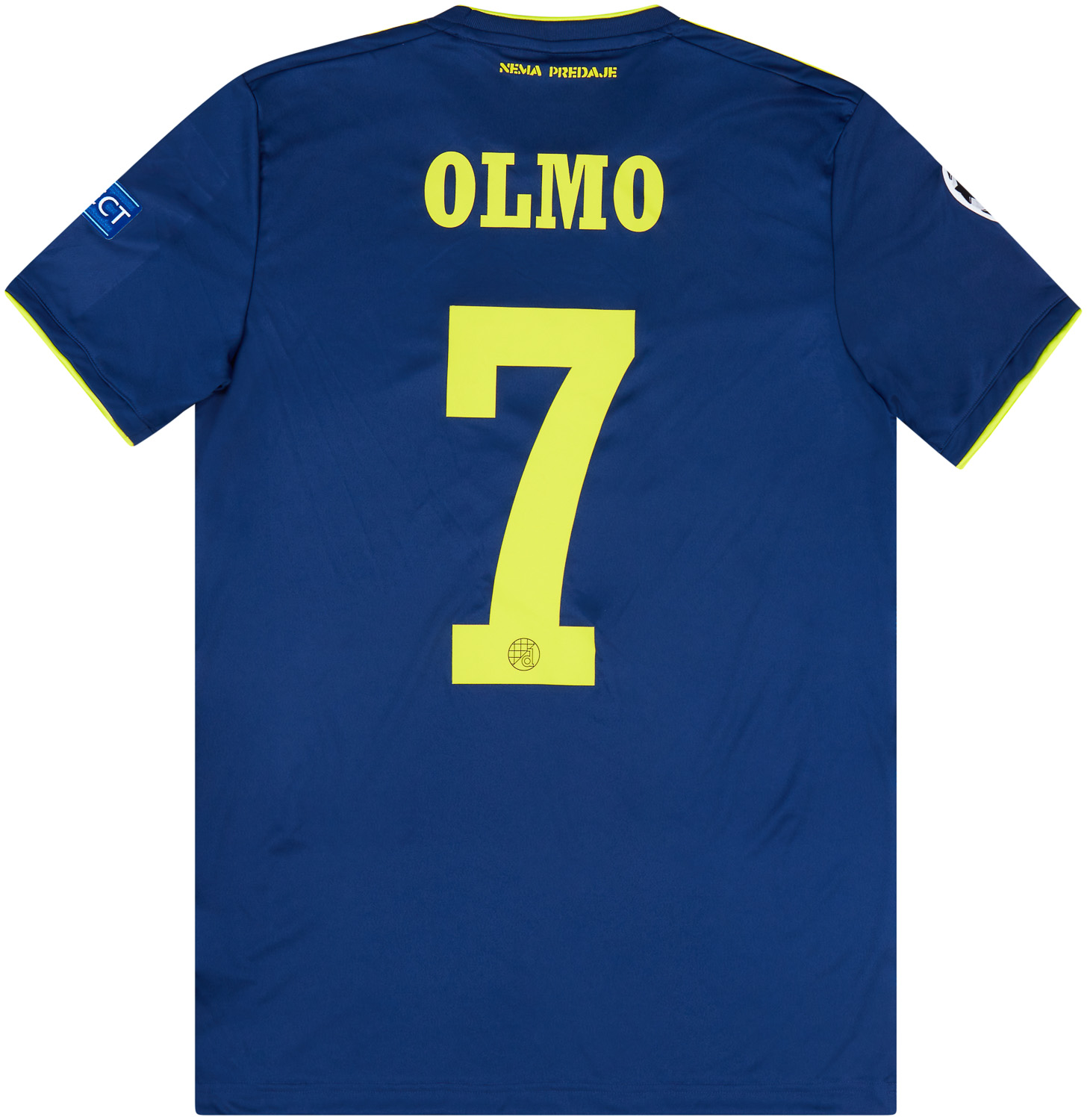 2019-20 Dinamo Zagreb Match Issue Champions League Third Shirt Olmo #7 ...