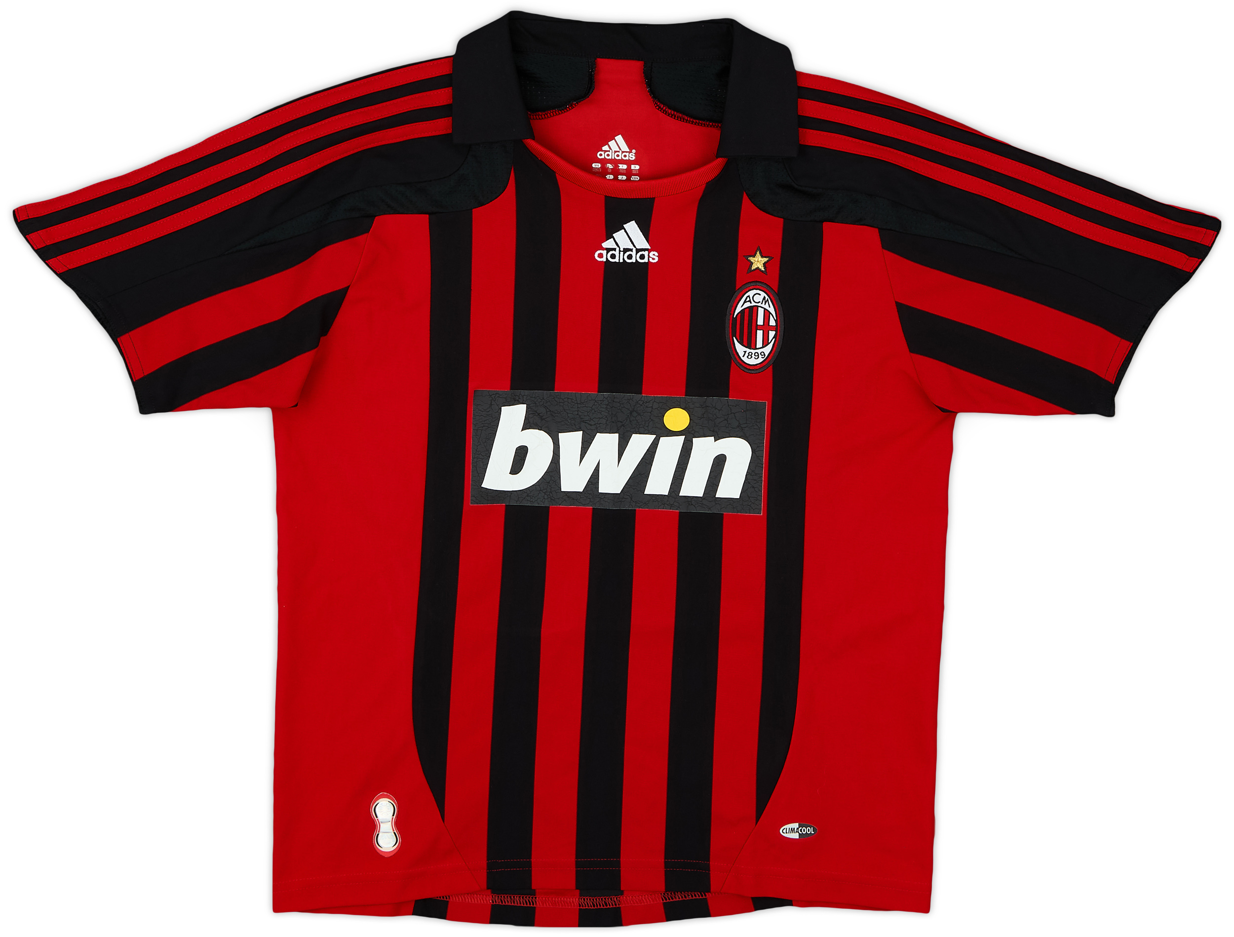 2007-08 AC Milan Home Shirt - 7/10 - (M.Boys)