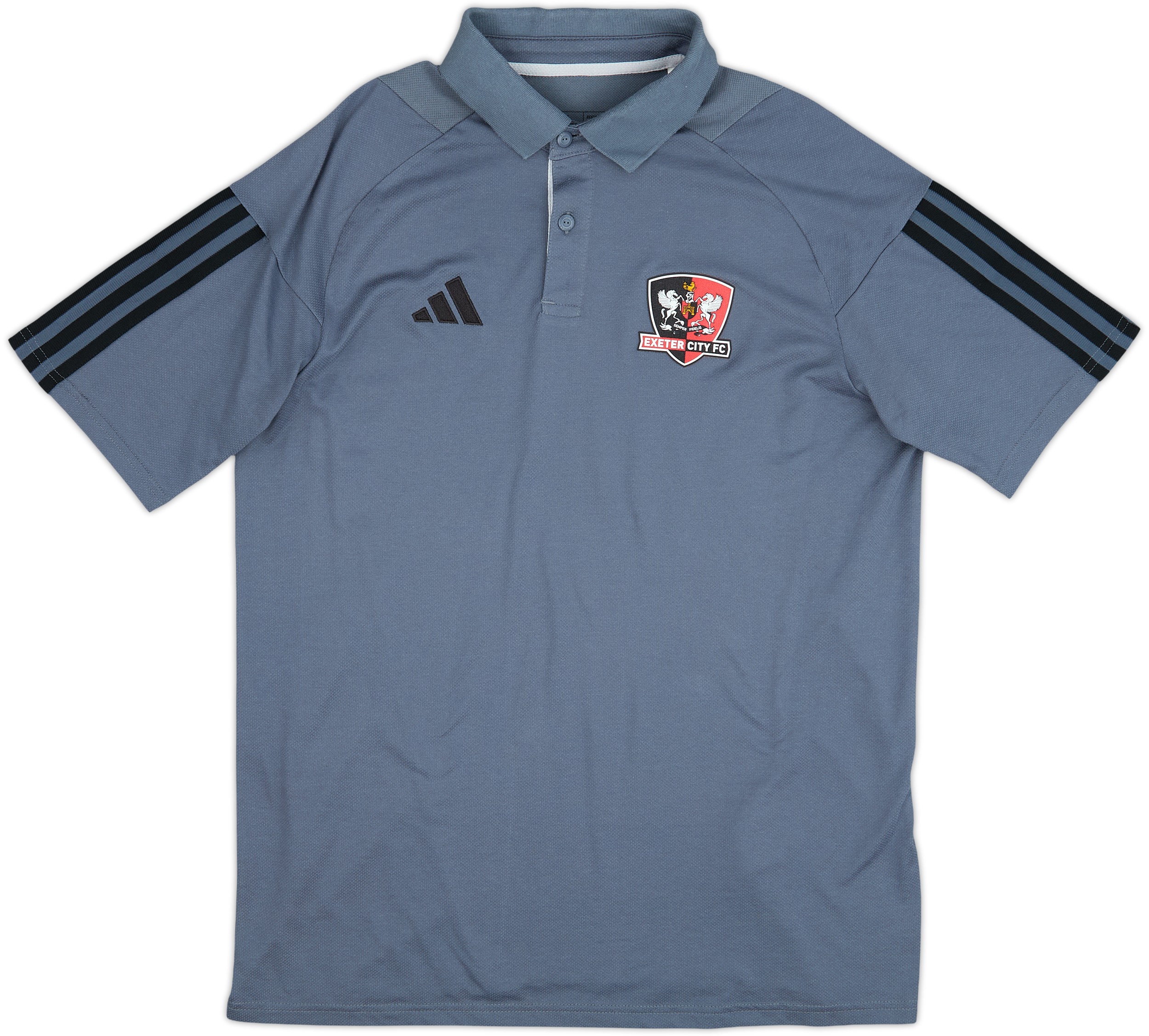 2022-23 Exeter City adidas Polo Shirt - 9/10 - (M)
