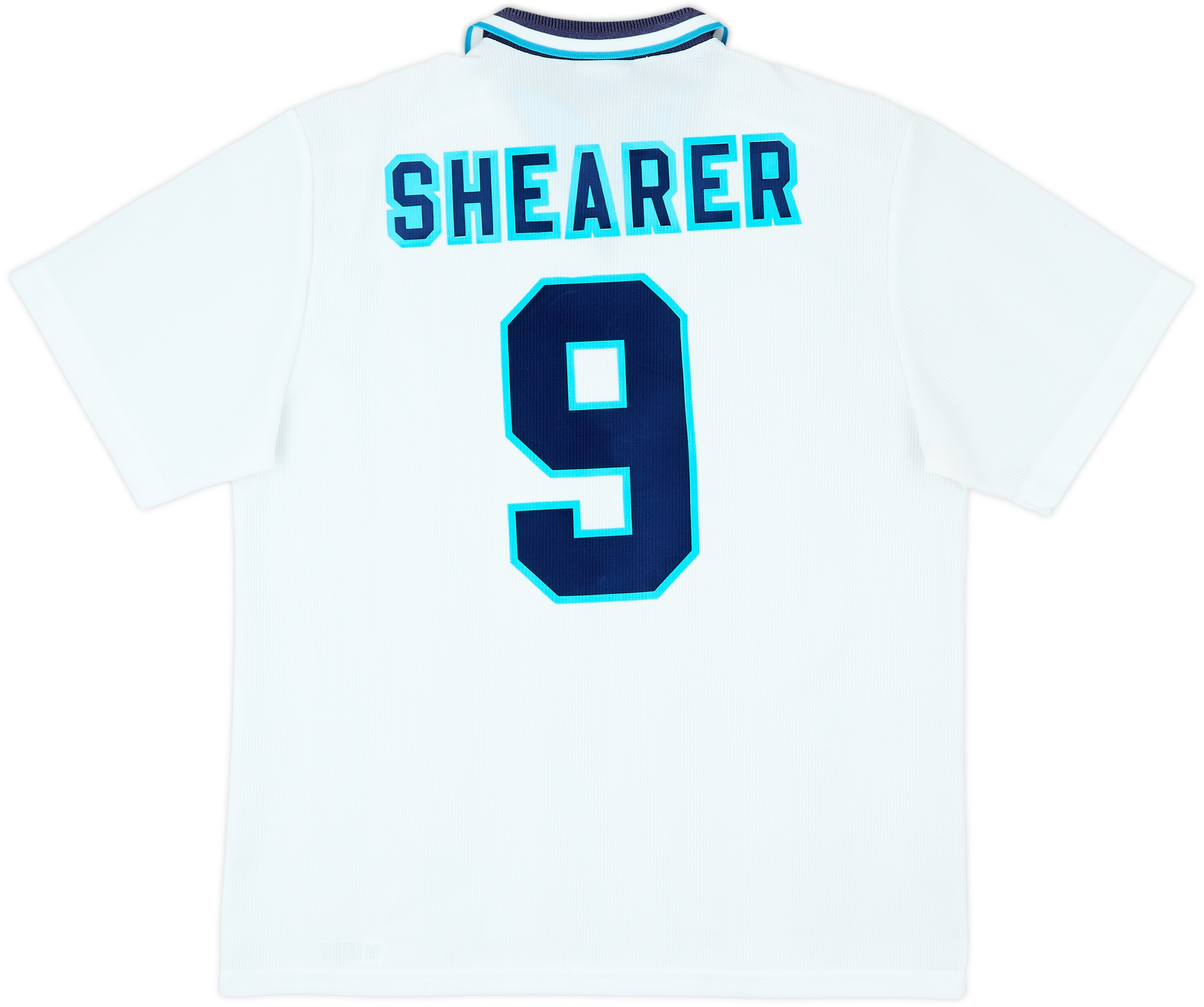 1995-97 England Home Shirt Shearer #9 - 9/10 - (XL)