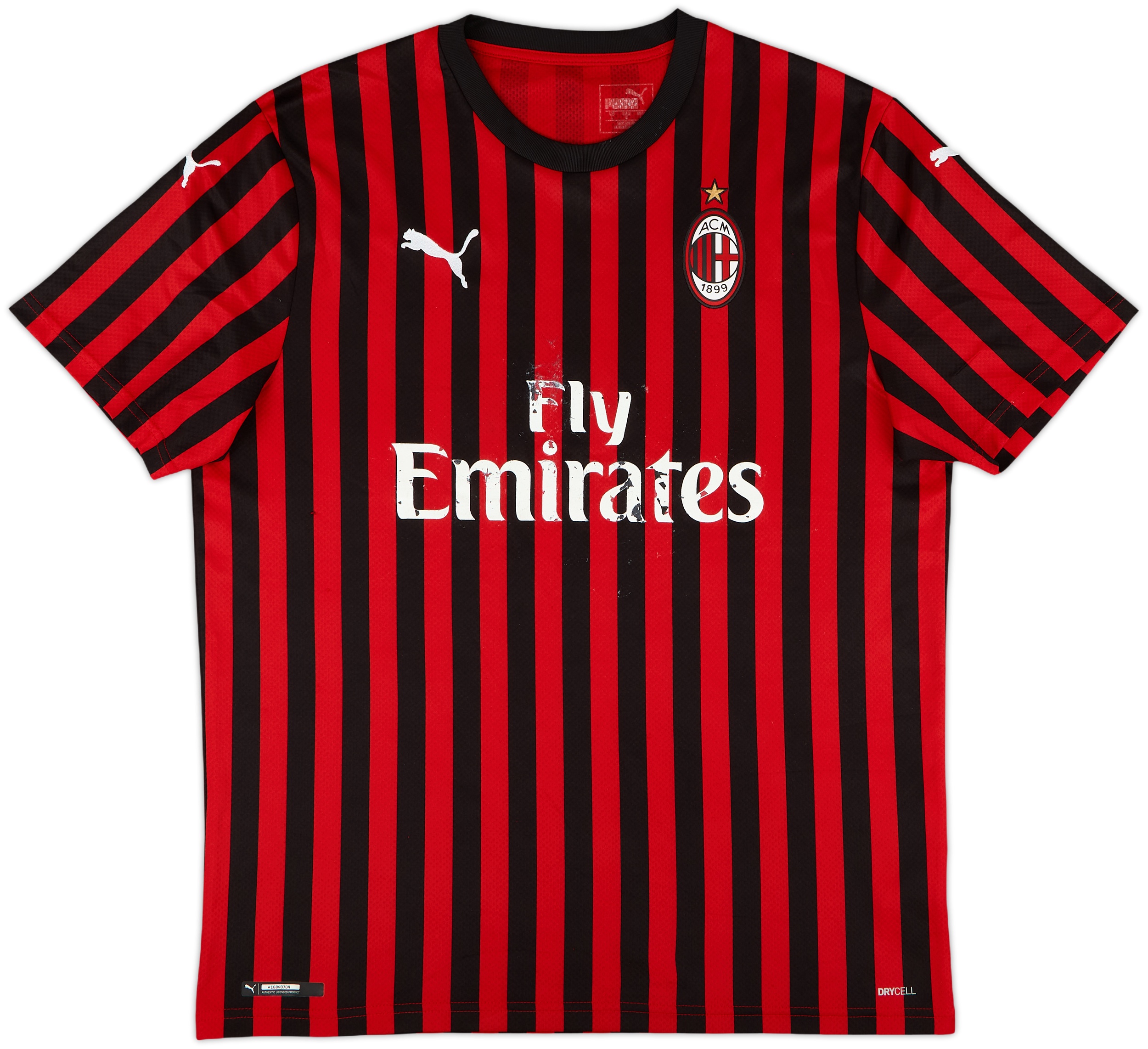 2019-20 AC Milan Home Shirt - 4/10 - (L)
