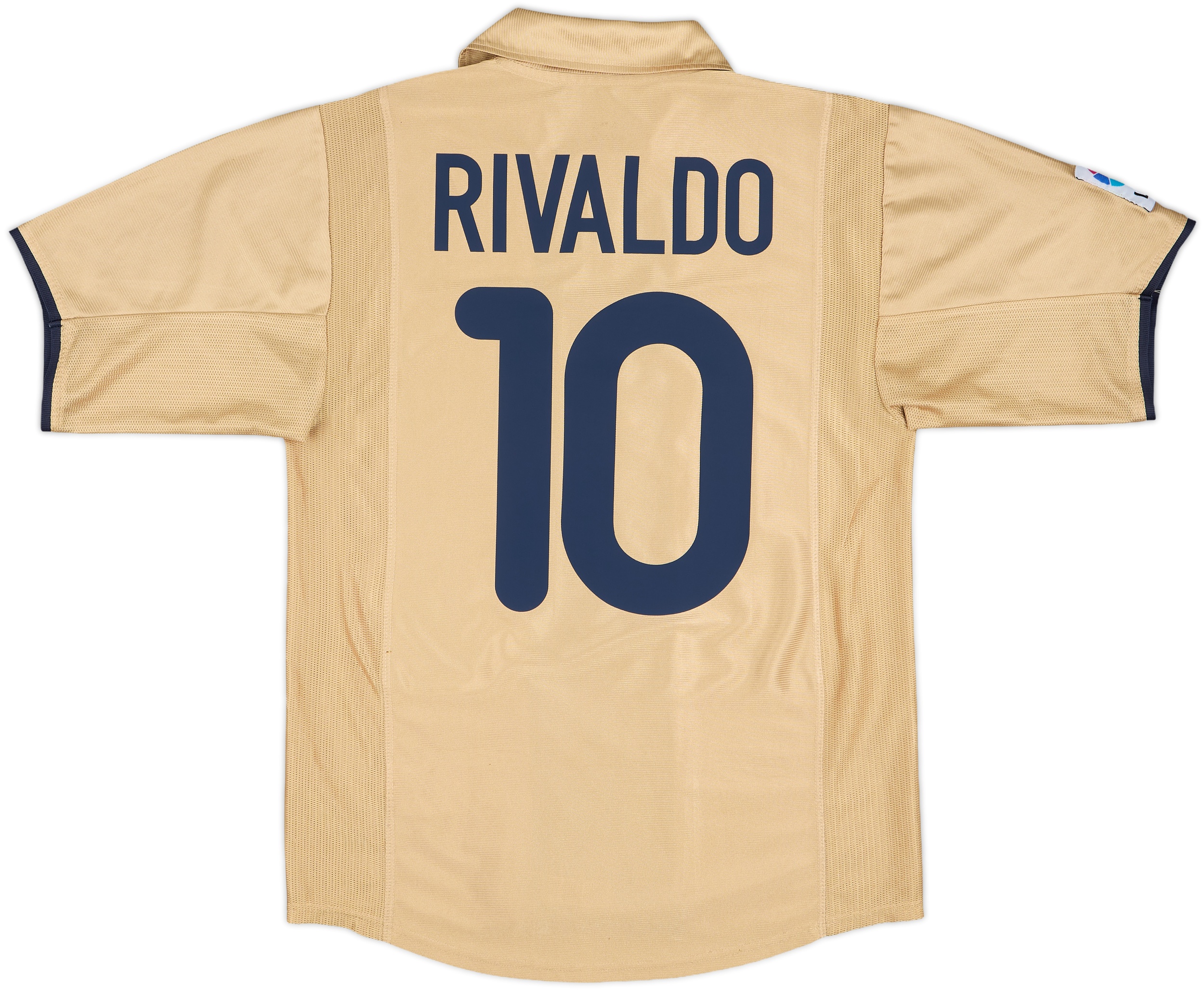 2001-03 Barcelona Away Shirt Rivaldo #10 - 9/10 - (M)