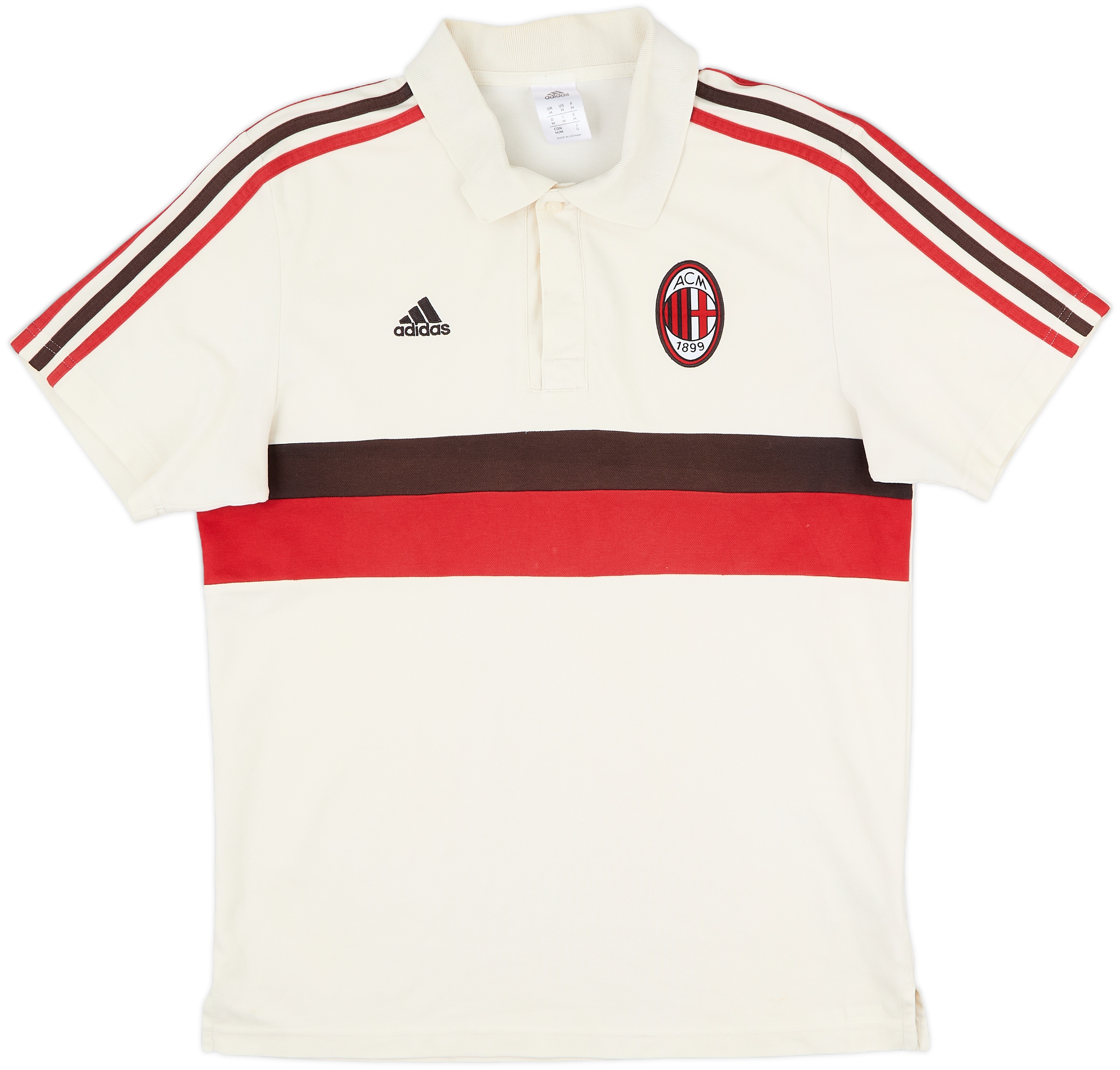 2012-13 AC Milan adidas Polo Shirt - 9/10 - (M)