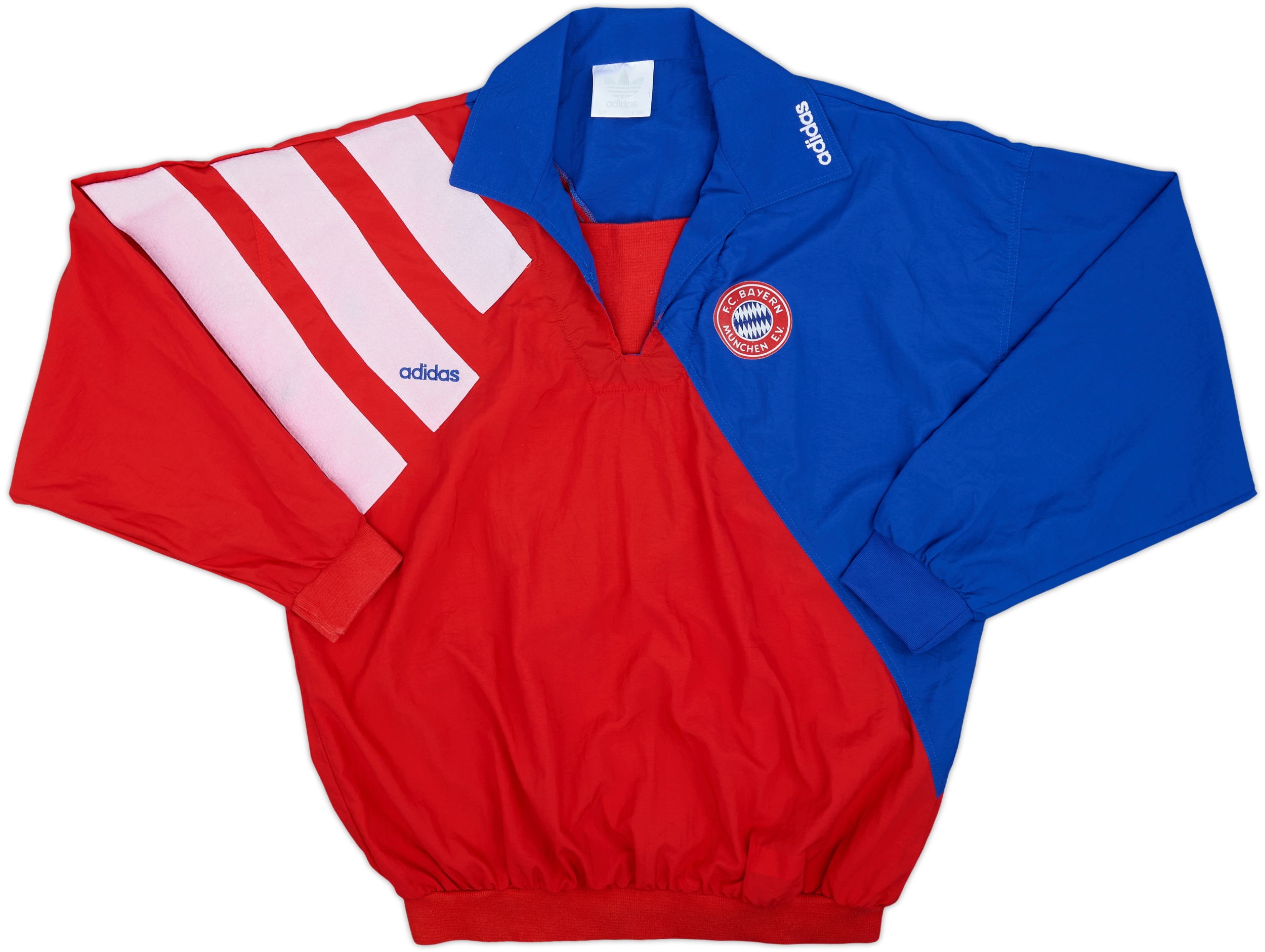1993-95 Bayern Munich adidas Drill Top - 5/10 - (L)