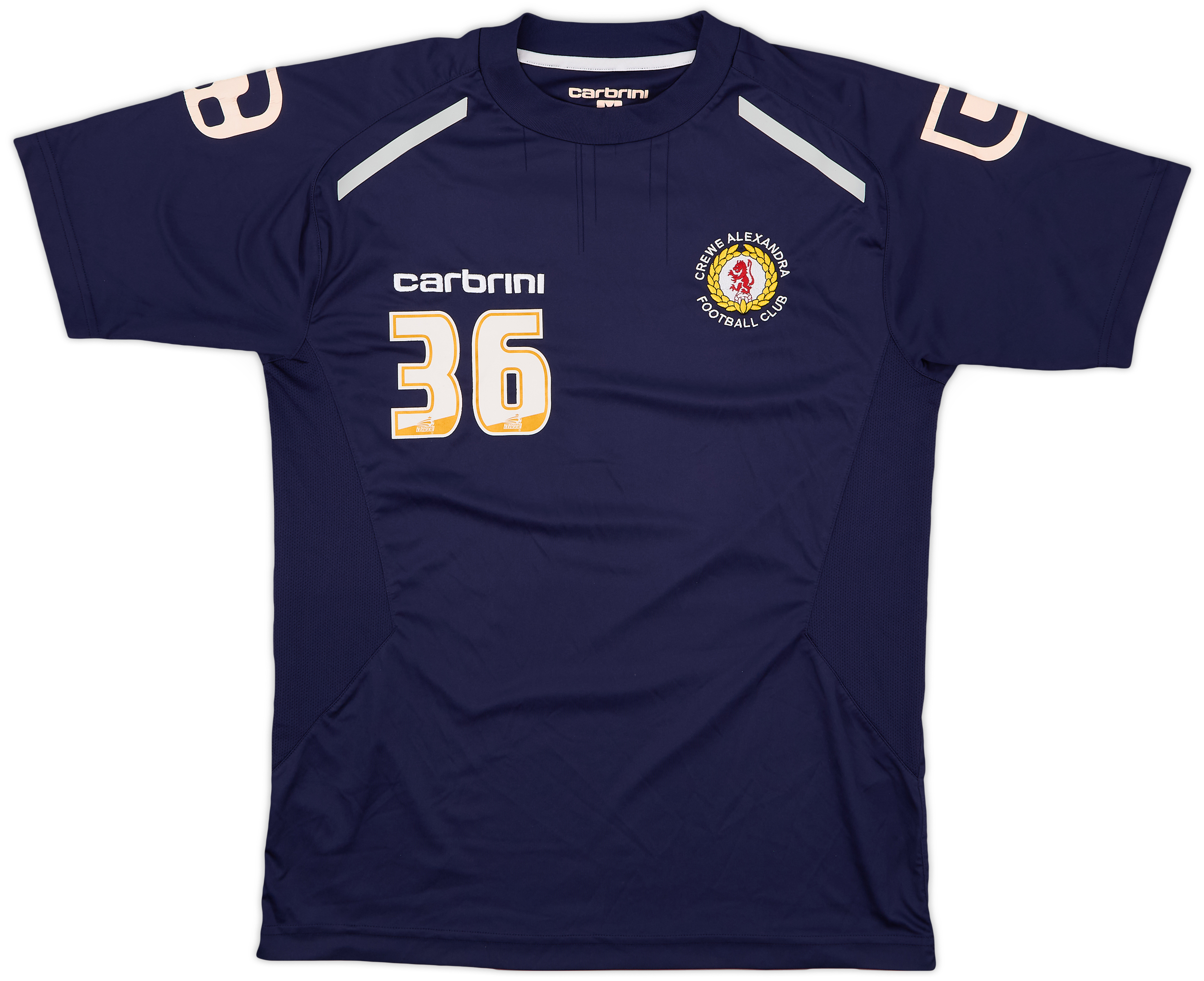 2012-13 Crewe Alexandra Player Issue Carbrini Training Shirt #36 - 6/10 ...