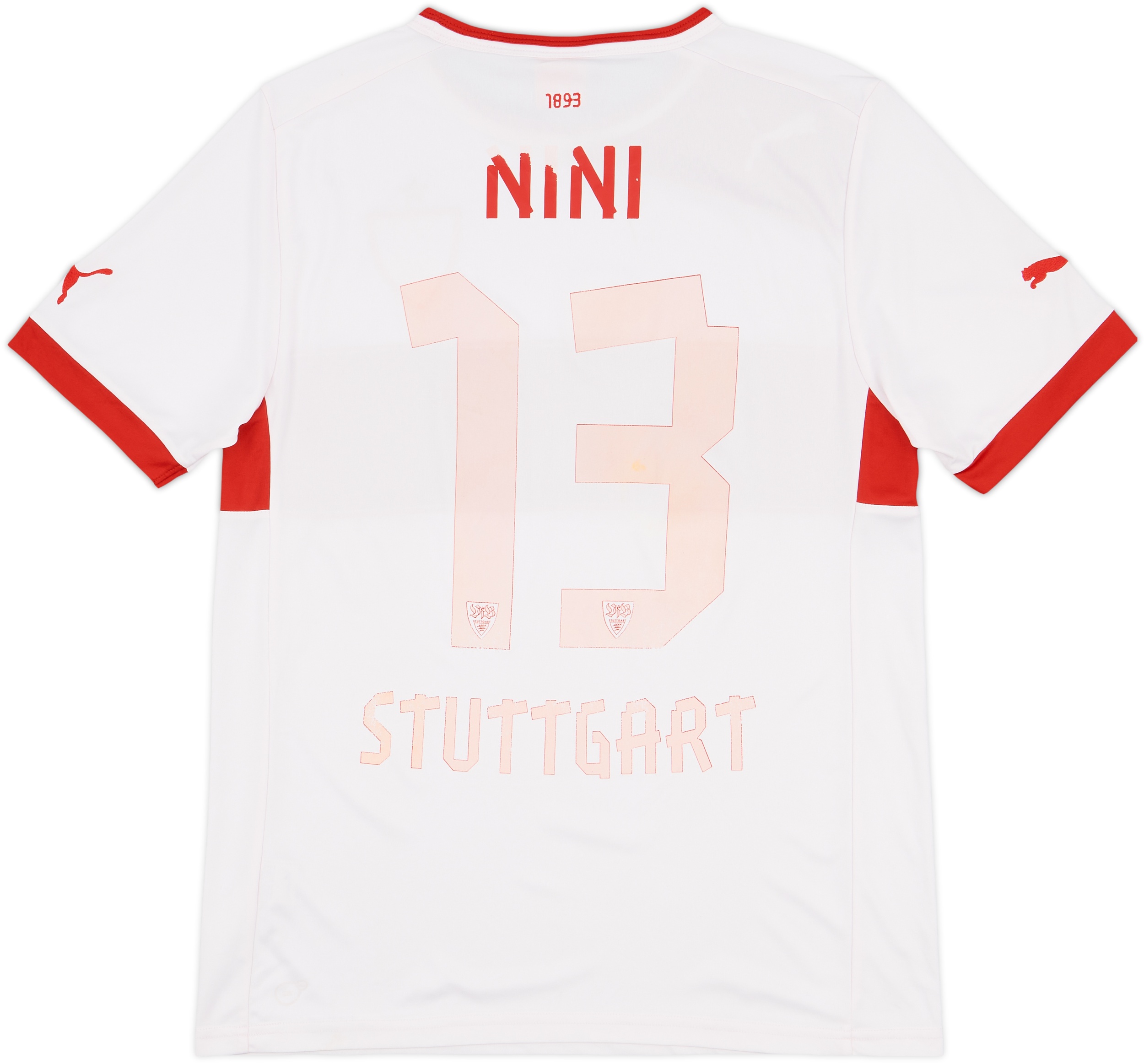 2012-13 Stuttgart Home Shirt Nini #13 - 4/10 - (M)