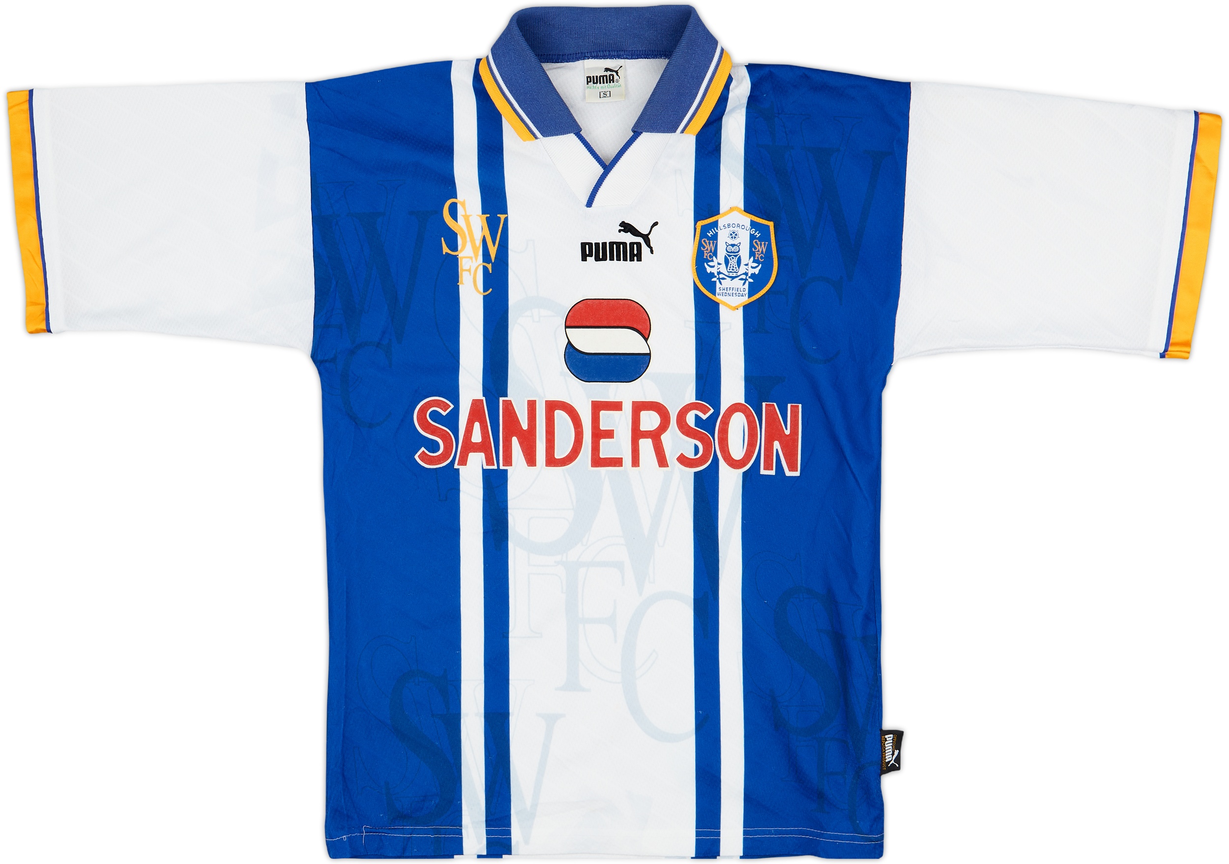 1995-97 Sheffield Wednesday Home Shirt - 8/10 - (S)