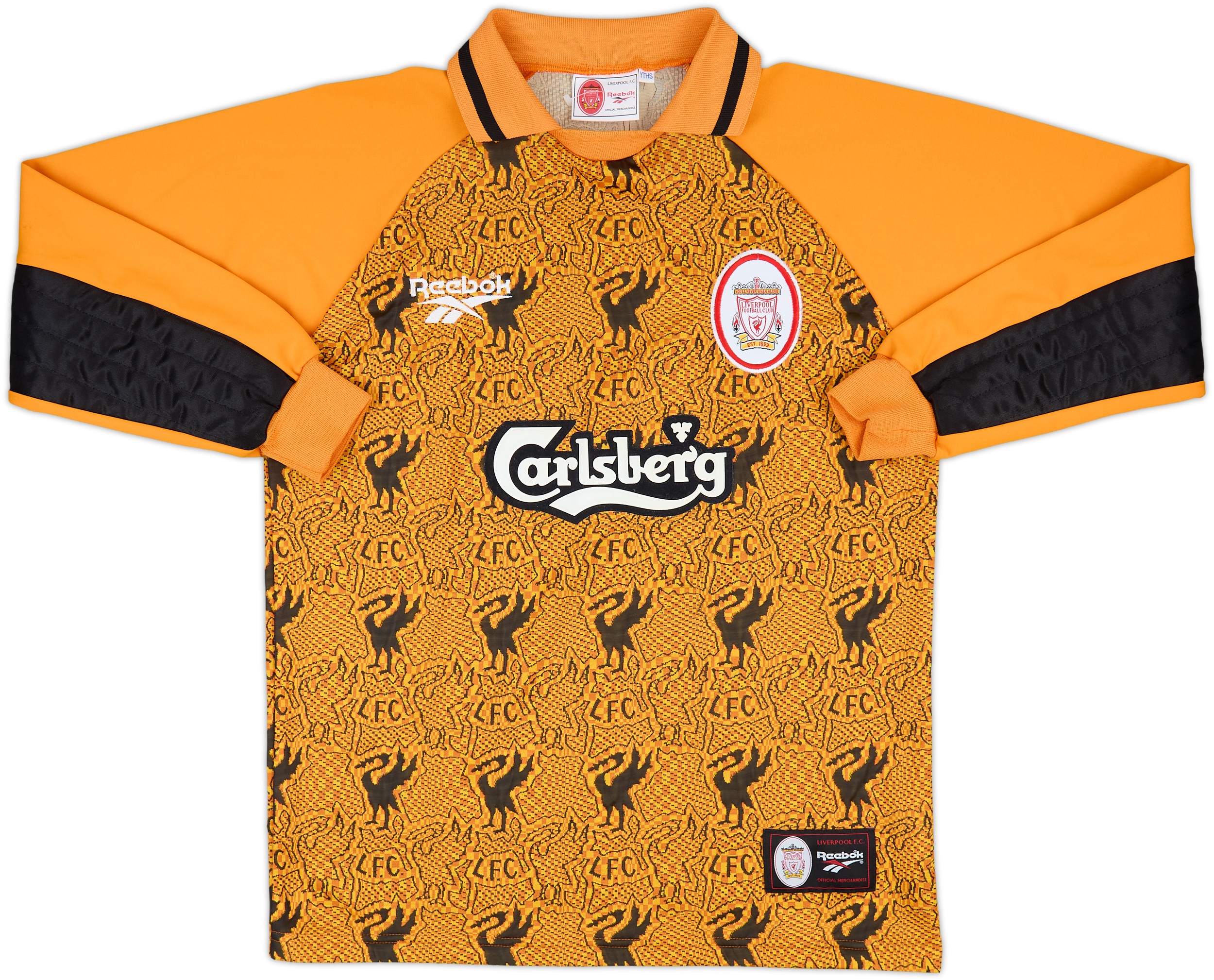 1996-97 Liverpool GK Shirt - 9/10 - (Y)